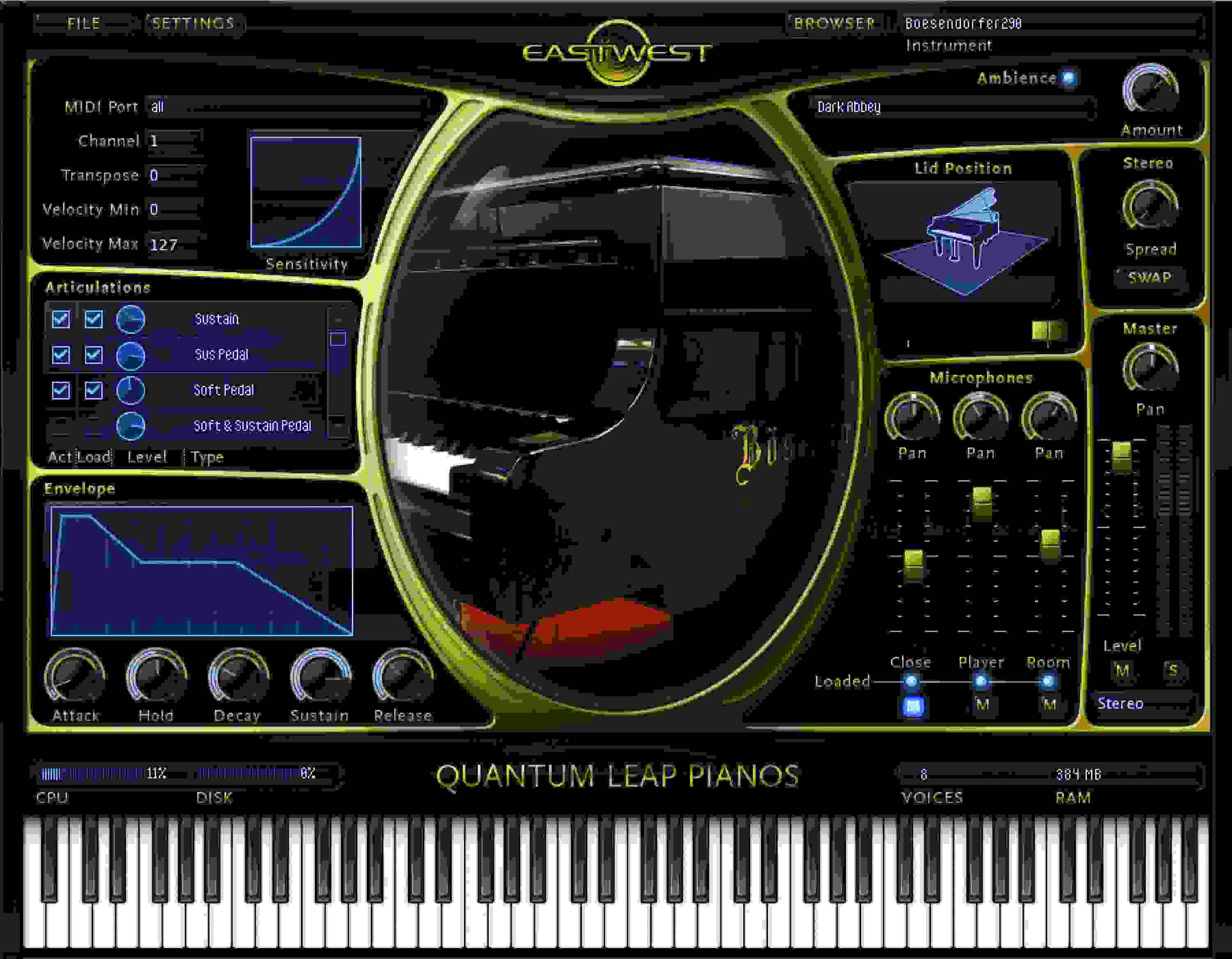 EastWest EWQL Pianos Gold (Terapak License) | Sweetwater