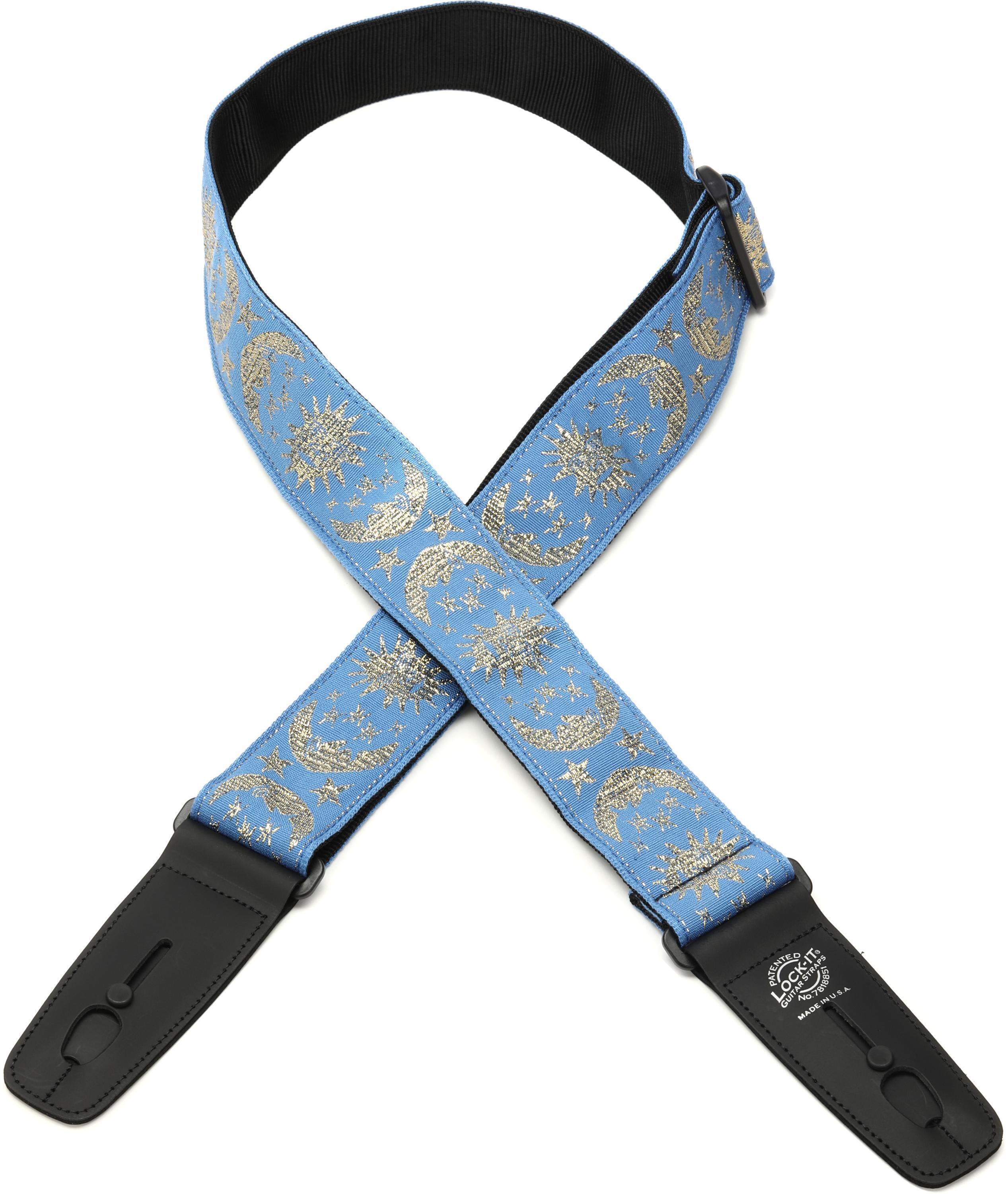 Lock-It Straps Designer Series 2-inch Guitar Strap with Locking Ends ...