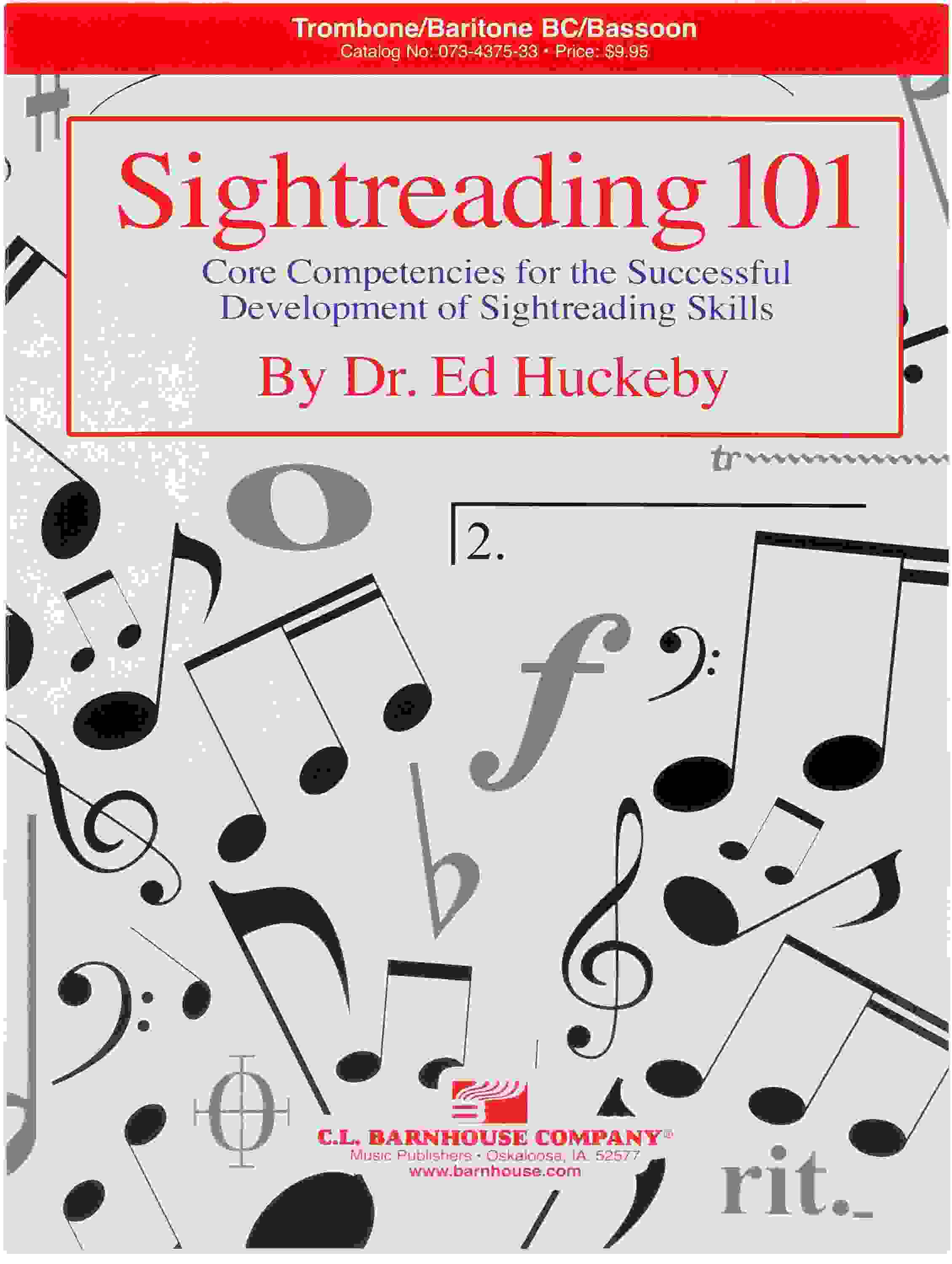 C.L. Barnhouse Sightreading 101 Book - Trombone/Baritone B.C./Bassoon ...