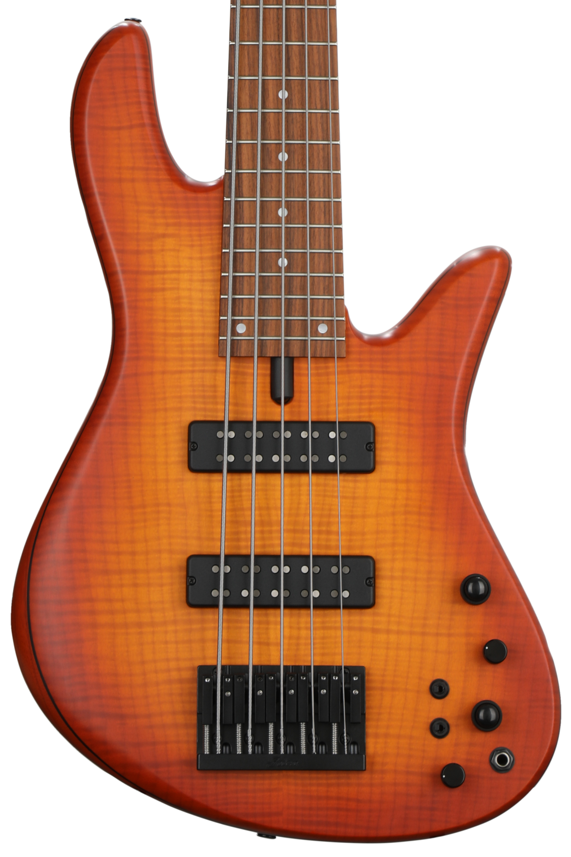 Fodera Emperor 5 Standard Special 5-string Bass Guitar - Amber Burst ...