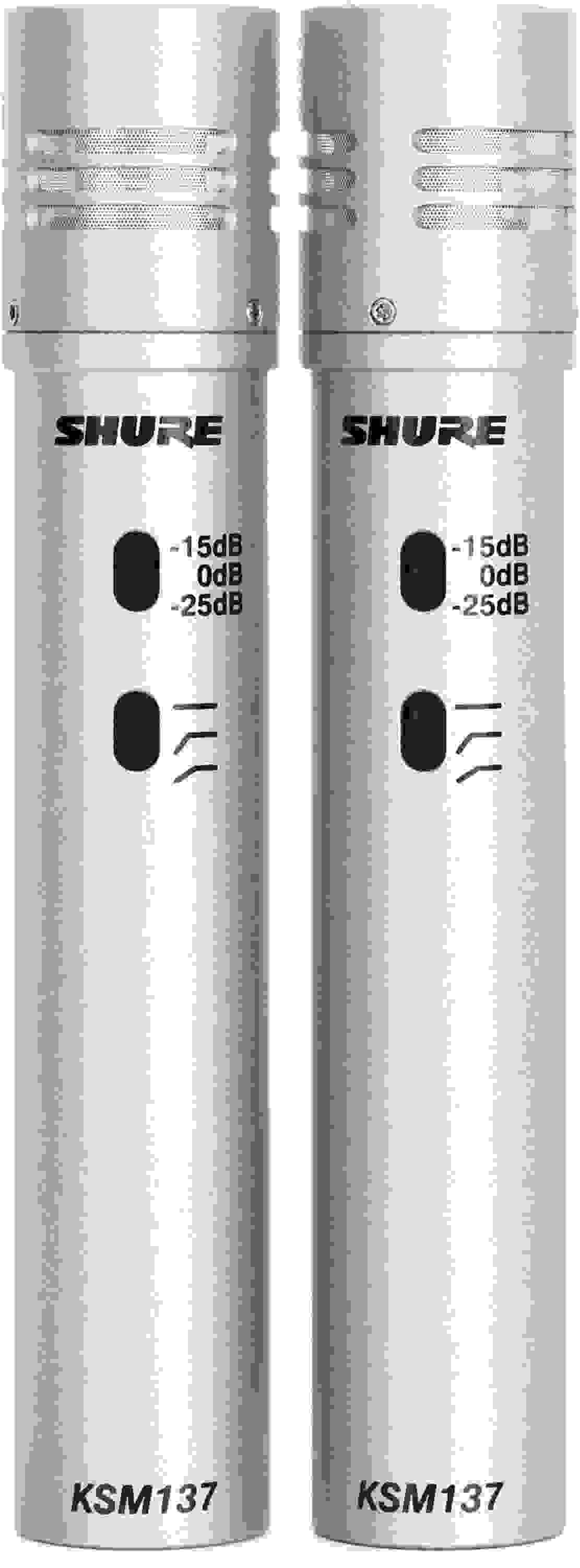 Shure KSM137 Small-diaphragm Condenser Microphone - Stereo Pair ...