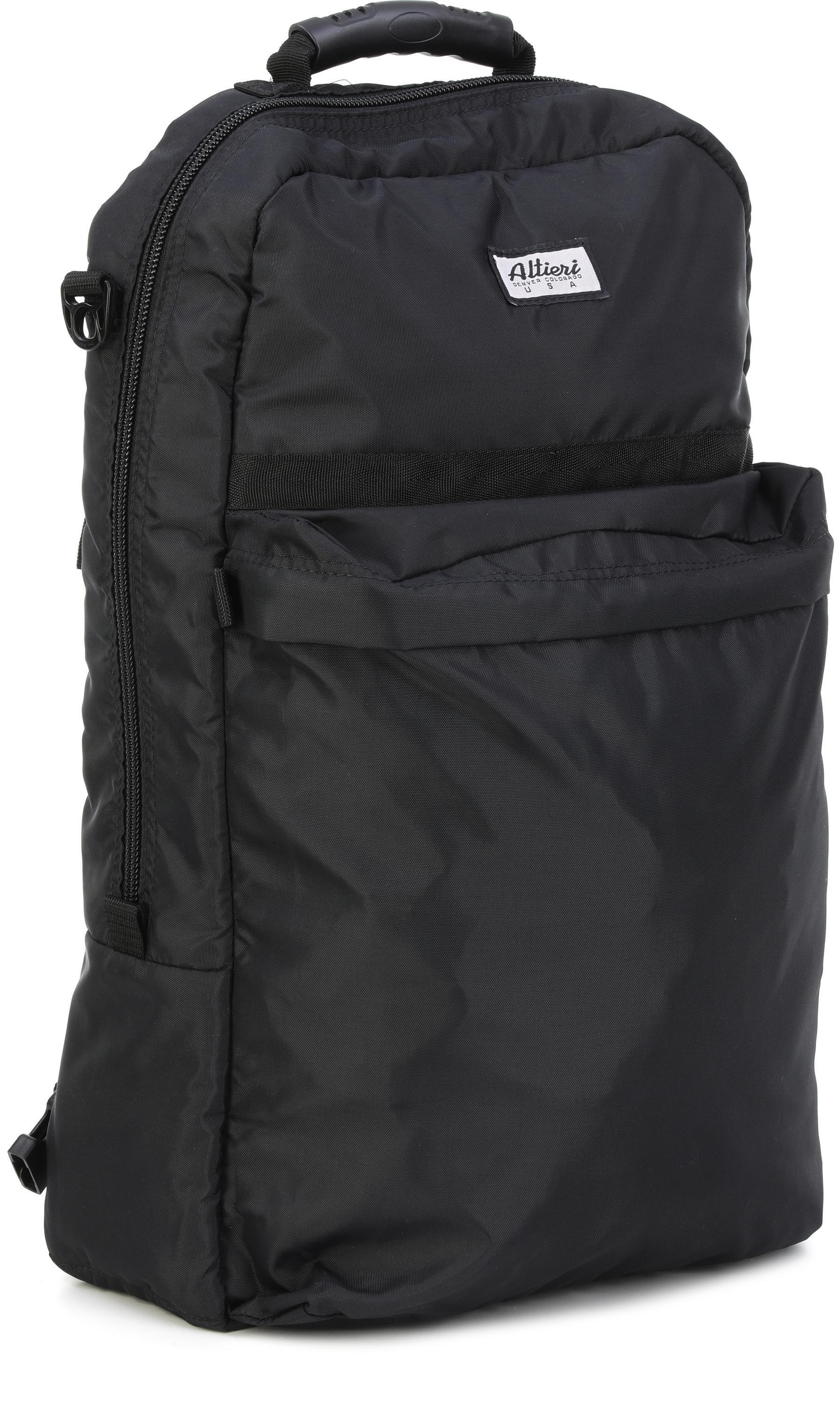 Altieri Alto Flute, Flute, and Piccolo Backpack - Black | Sweetwater