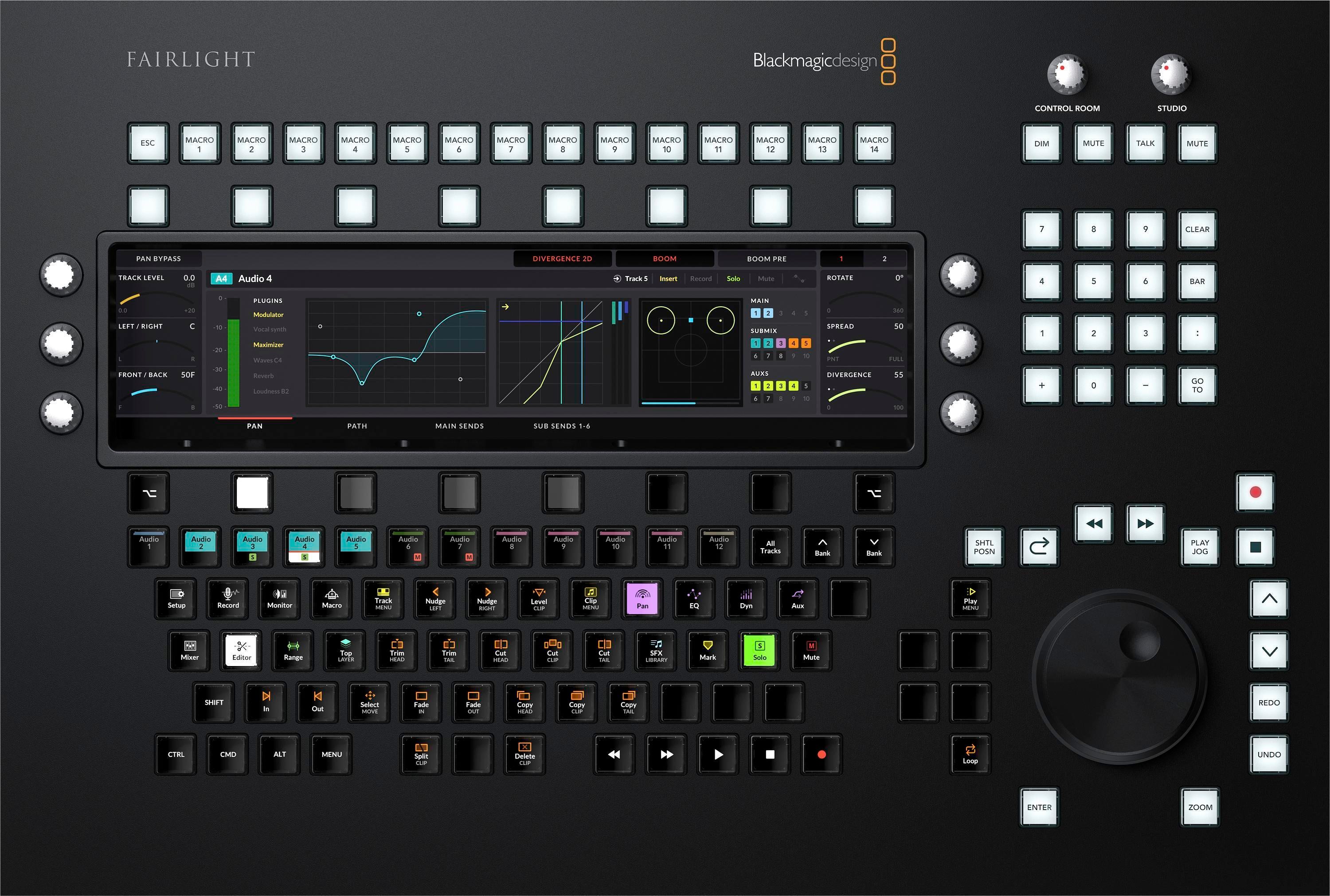 Blackmagic Design Fairlight Console Audio Editor | Sweetwater