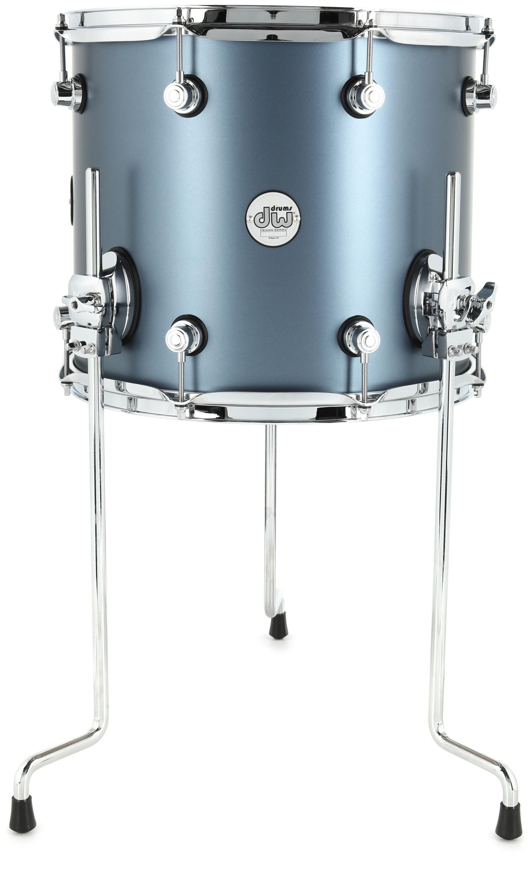 DW Design Series Floor Tom - 12 x 14 inch - Blue Slate | Sweetwater