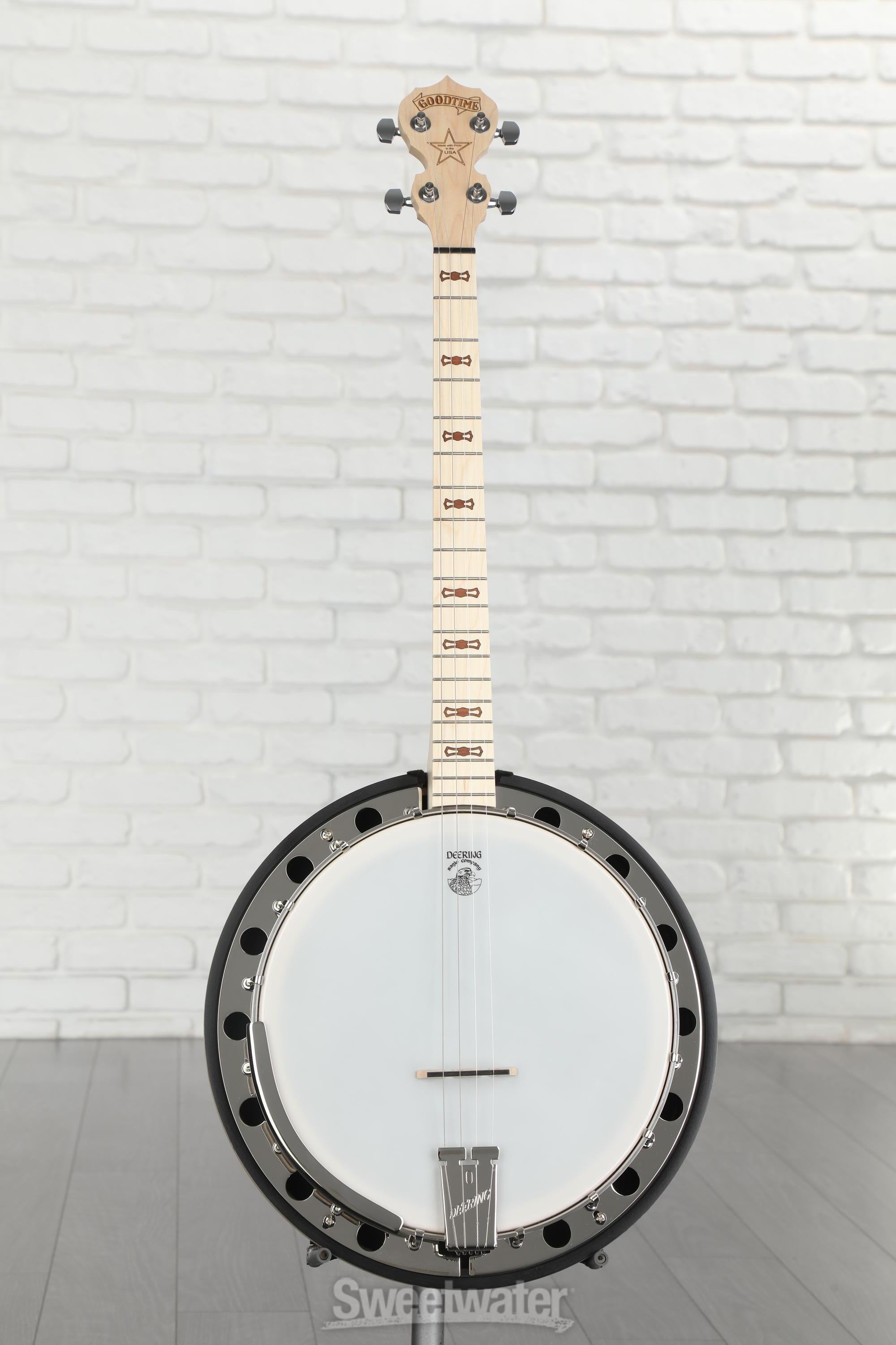 Deering Goodtime Two 19-fret Tenor Resonator Banjo - Blonde Satin ...