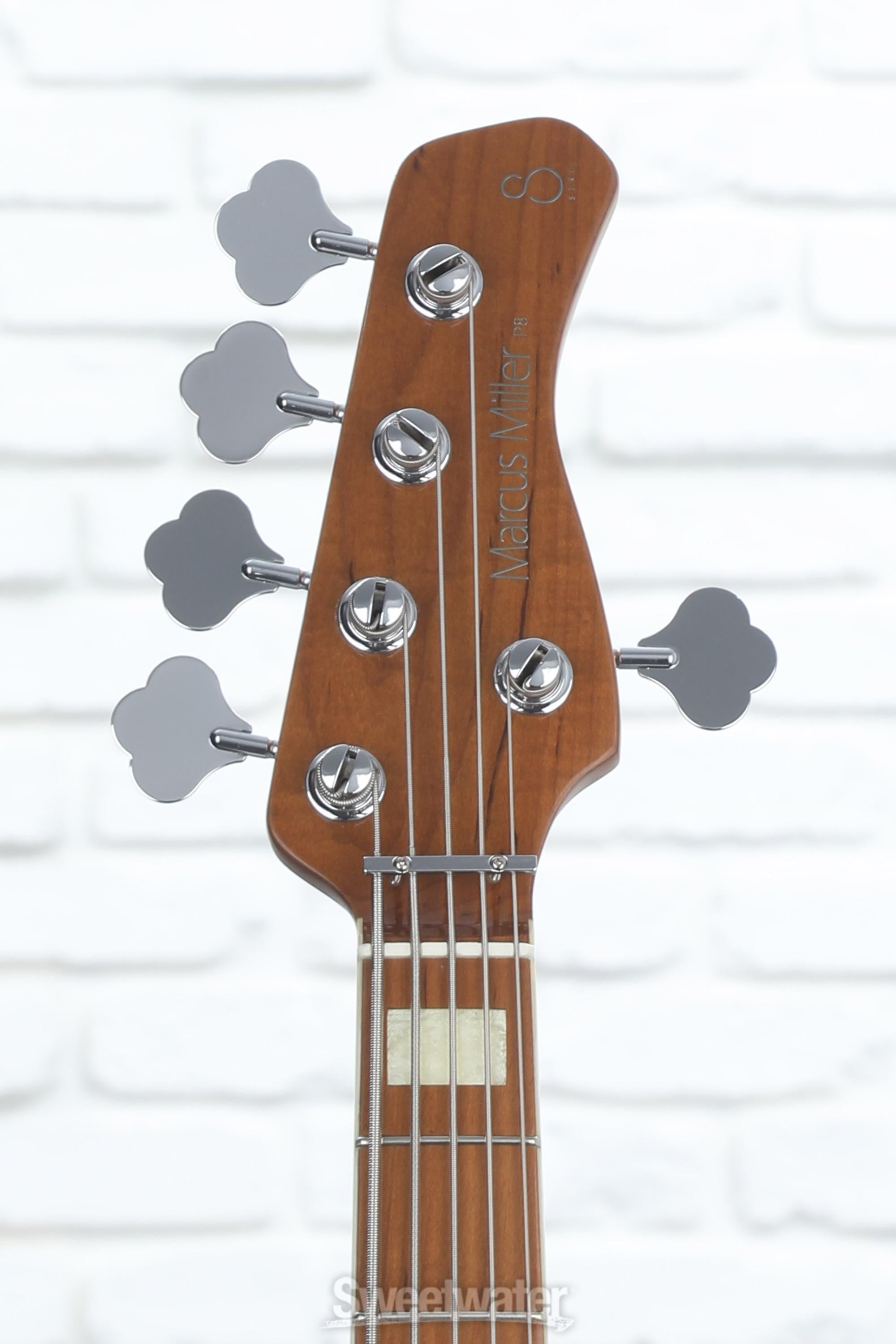 Sire Marcus Miller P8 5-string Bass Guitar - White Blonde | Sweetwater