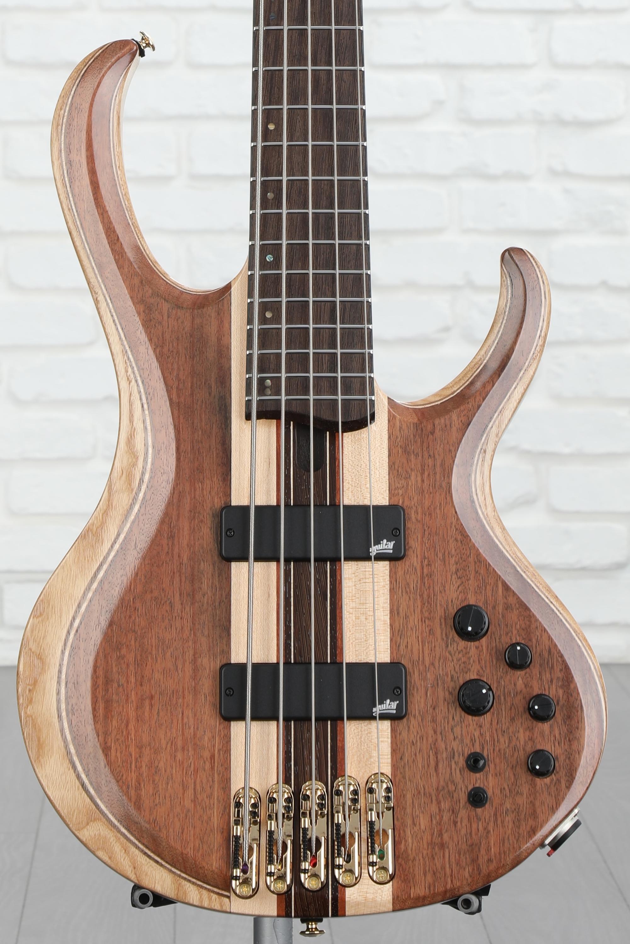 Ibanez Premium BTB1835 Bass Guitar - Natural Shadow Low Gloss | Sweetwater