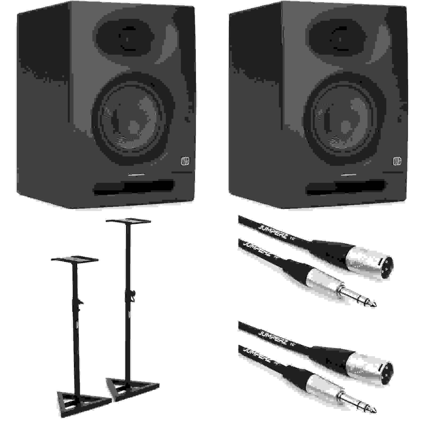 PreSonus Eris Studio 5 5.25-inch Powered Studio Monitors and Stands ...