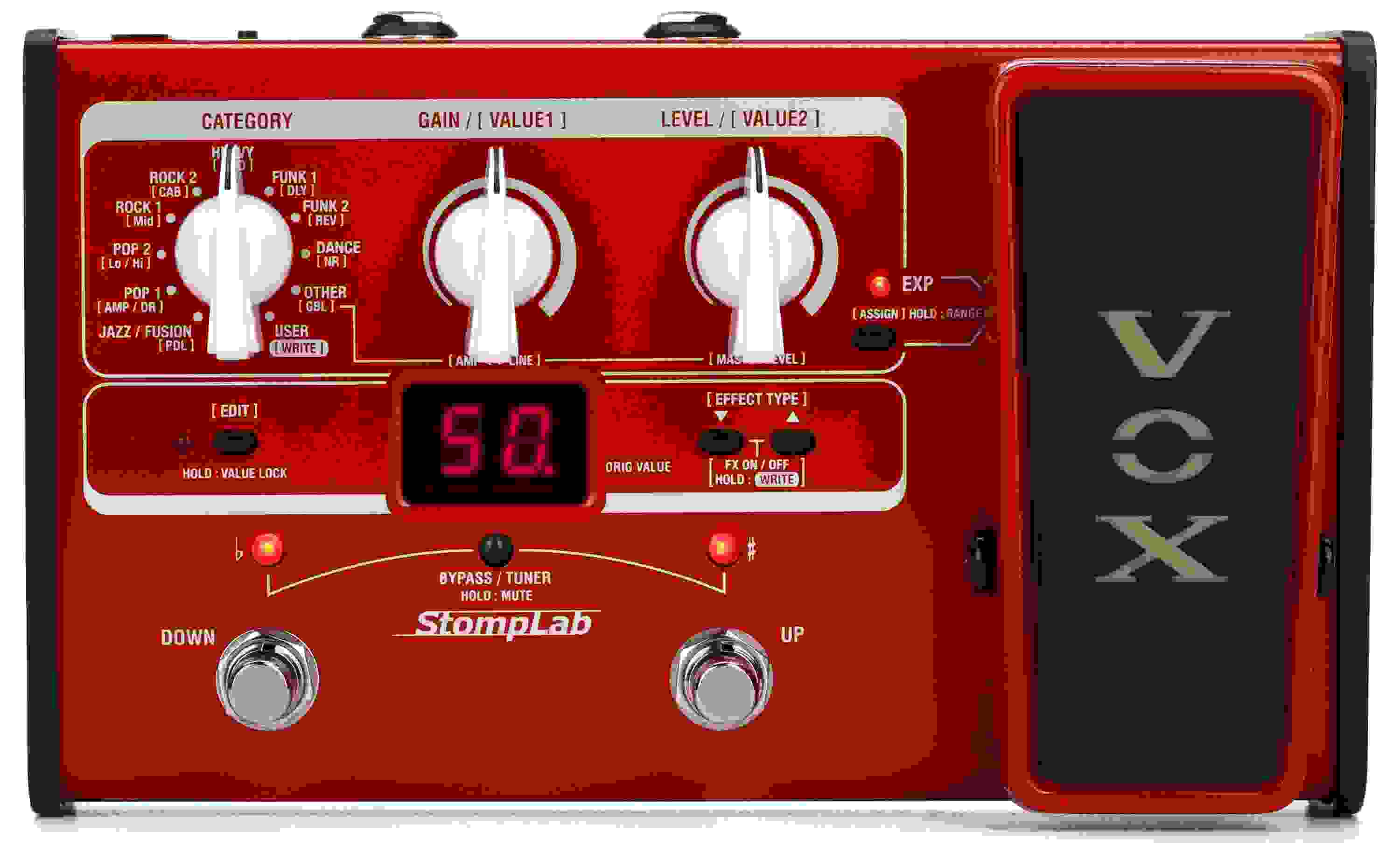 Vox StompLab IIB Bass Multi-effects Pedal | Sweetwater