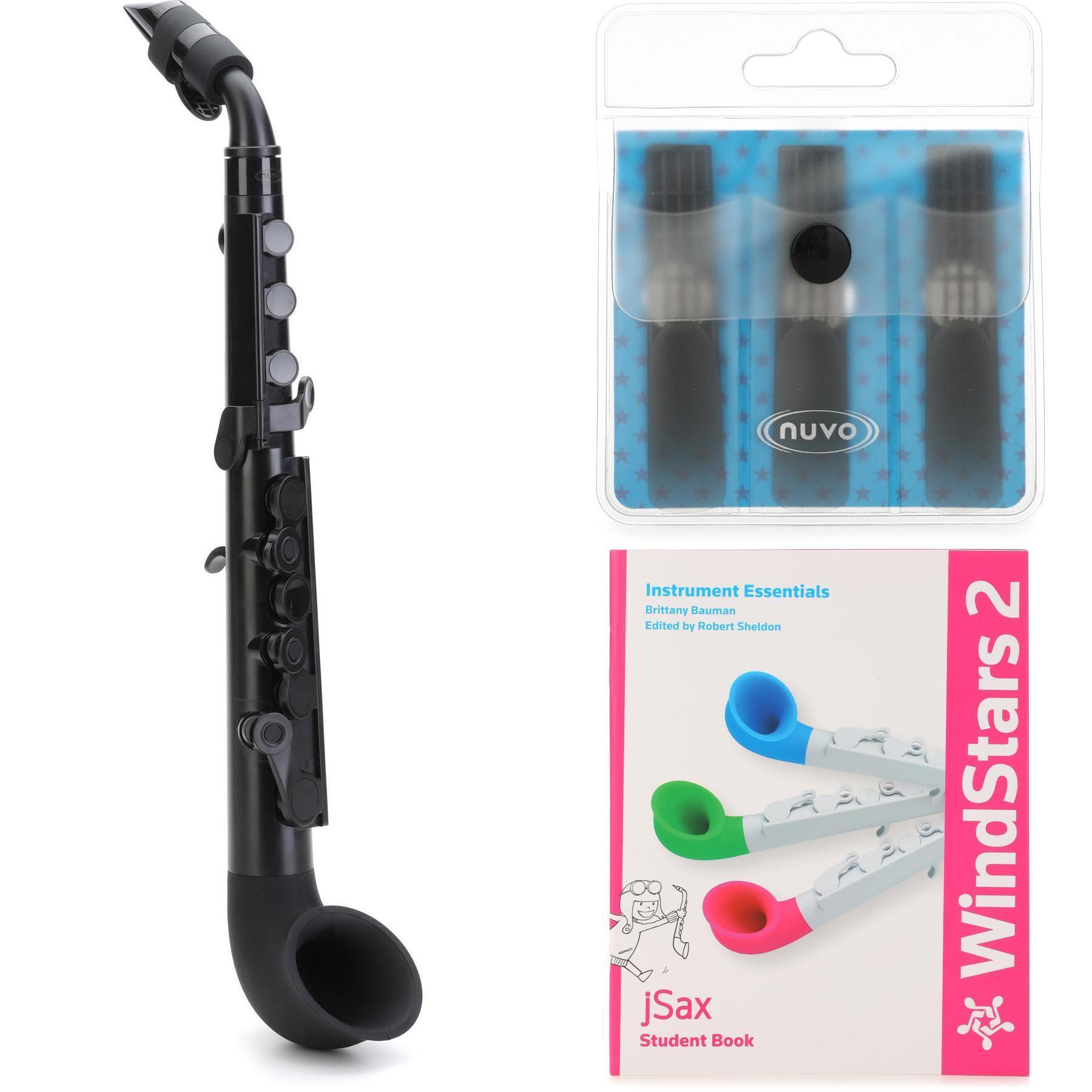 Nuvo jSax with Synthetic Reeds and WindStars Book 2 - 1.5 | Sweetwater