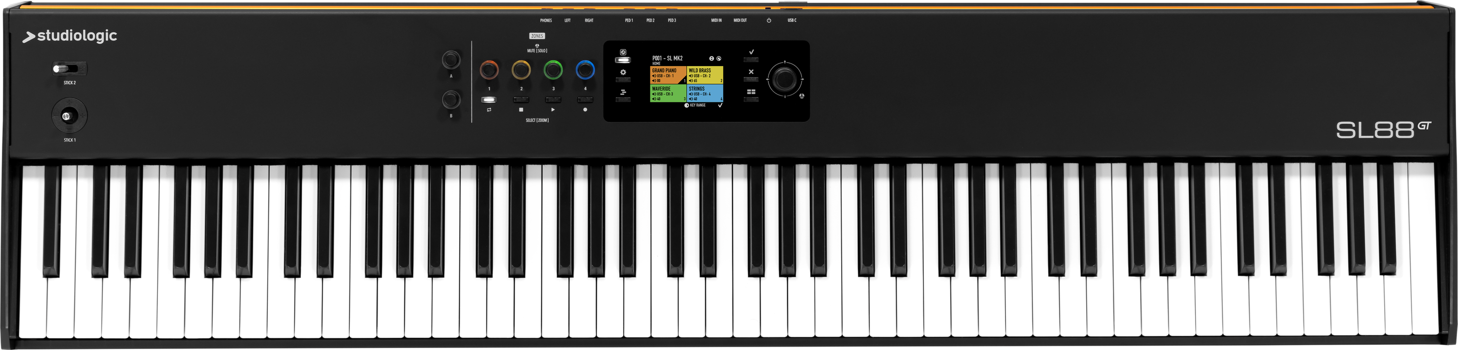 Studiologic SL88GT MK2 88-key MIDI Keyboard Controller | Sweetwater