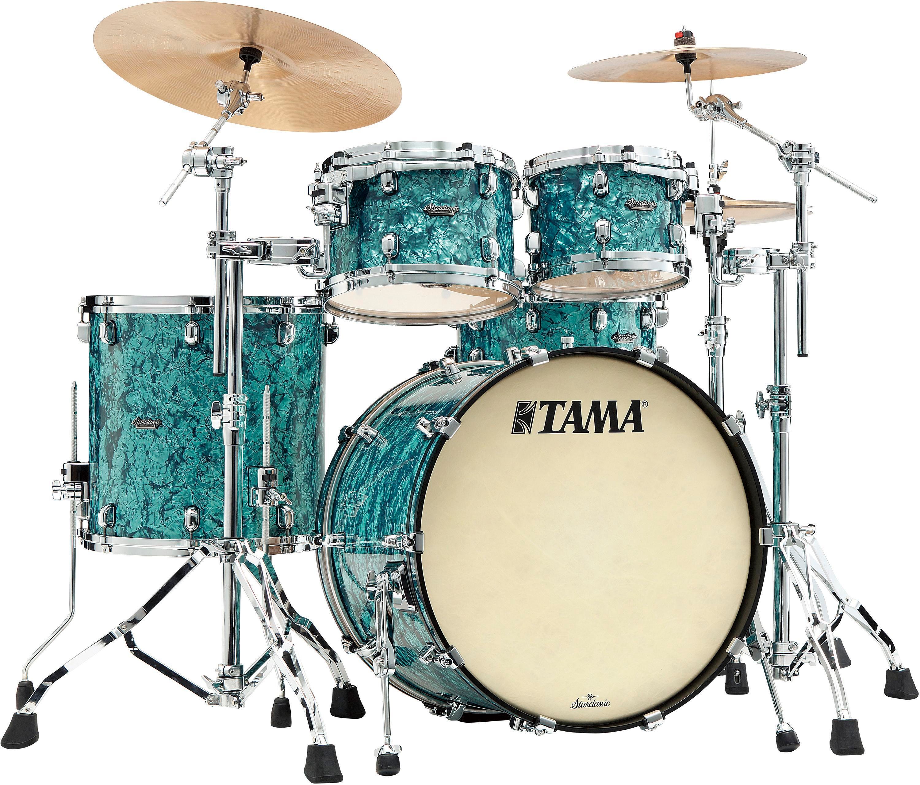 Tama Starclassic Maple MR42TZS 4-piece Shell Pack - Turquoise Pearl ...