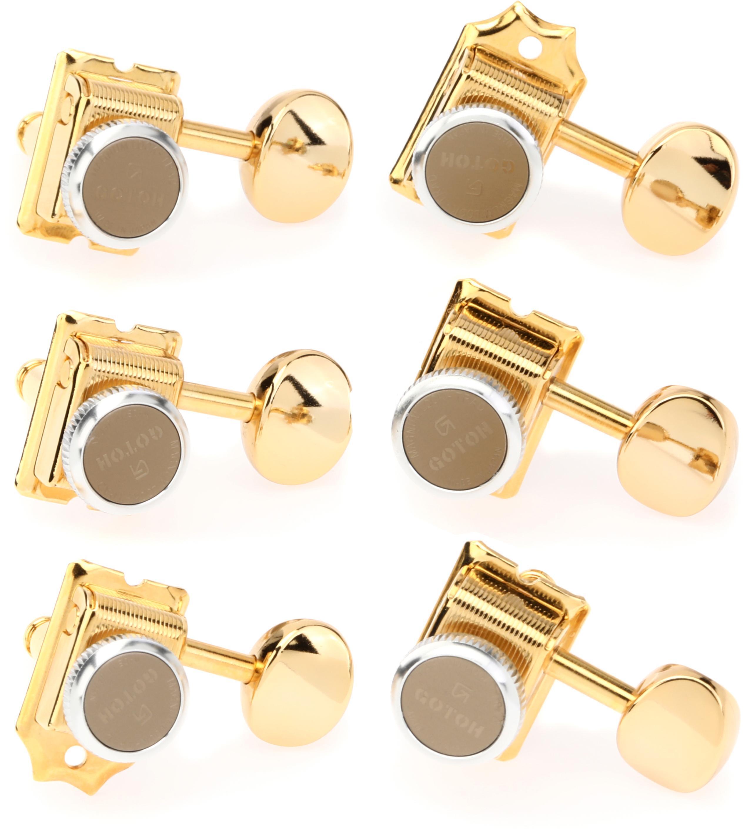 Gotoh SD91-05M MG-T Locking Tuners - 6 In-line Right-handed, Gold ...