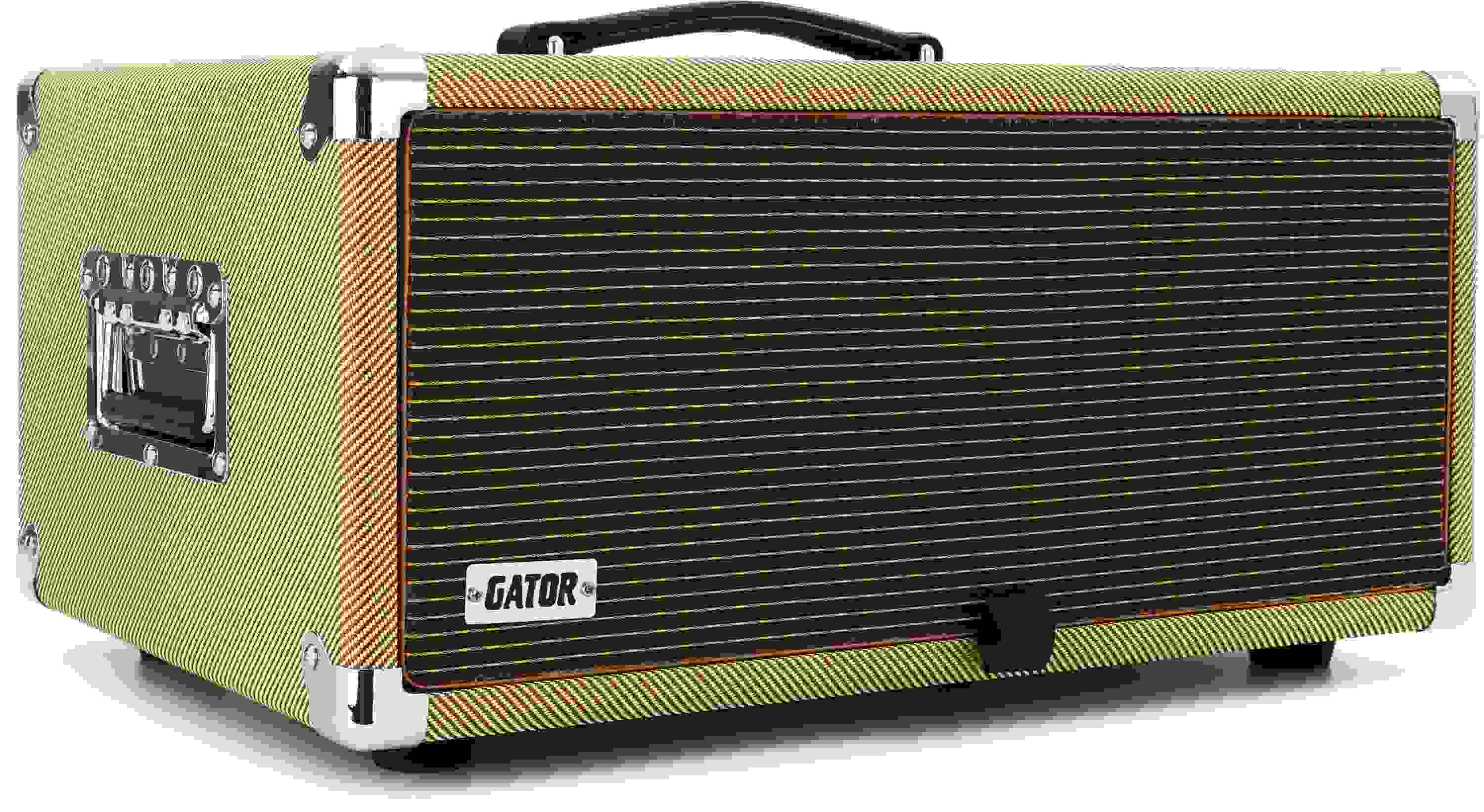 Gator GR-RETRORACK-4TW Vintage Amp Vibe Rack Case - 4U Tweed | Sweetwater