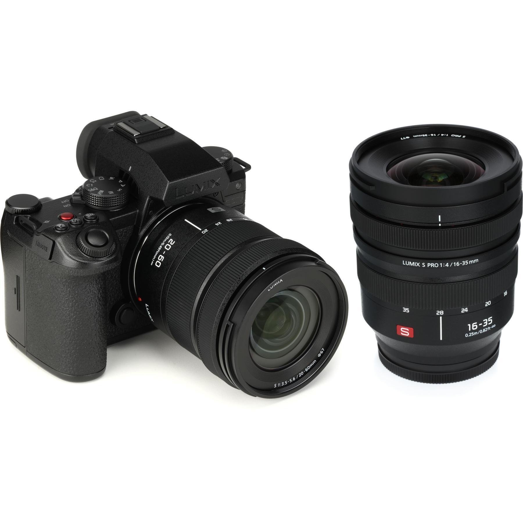 Panasonic Lumix S5M2X Full Frame Mirrorless Camera with 20-60mm Lens ...