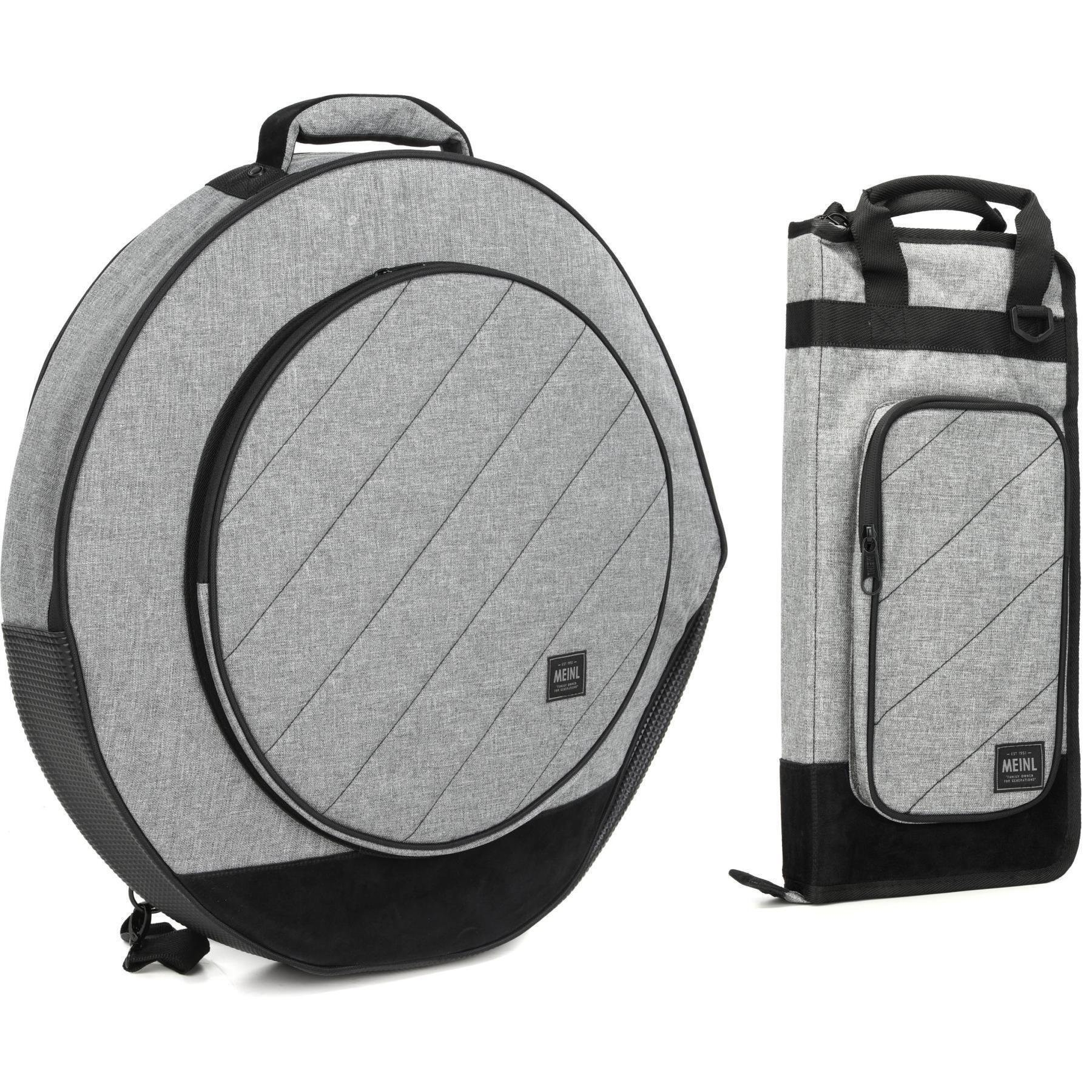 Meinl Cymbals Classic Woven 22-inch Cymbal Bag and Stick Bag - Heather ...