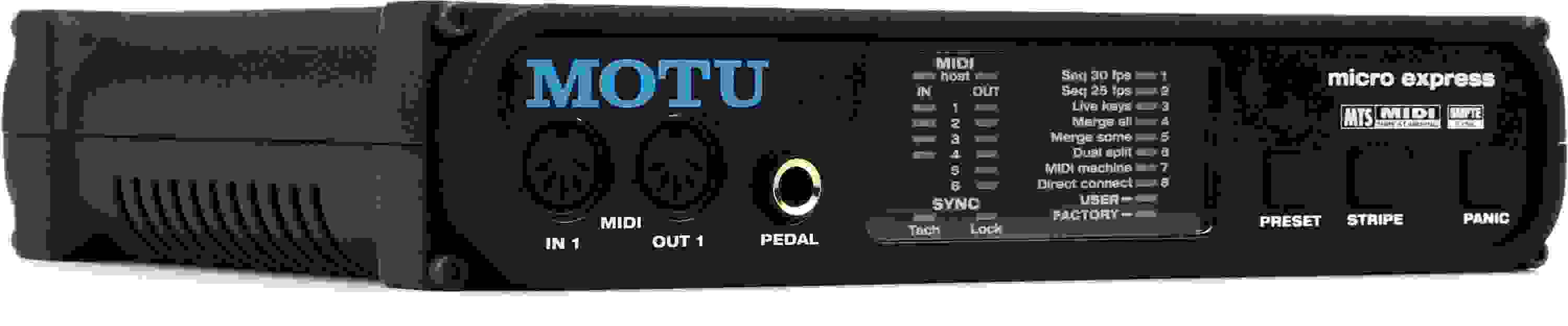 MOTU Micro Express 4x6 USB MIDI Interface | Sweetwater