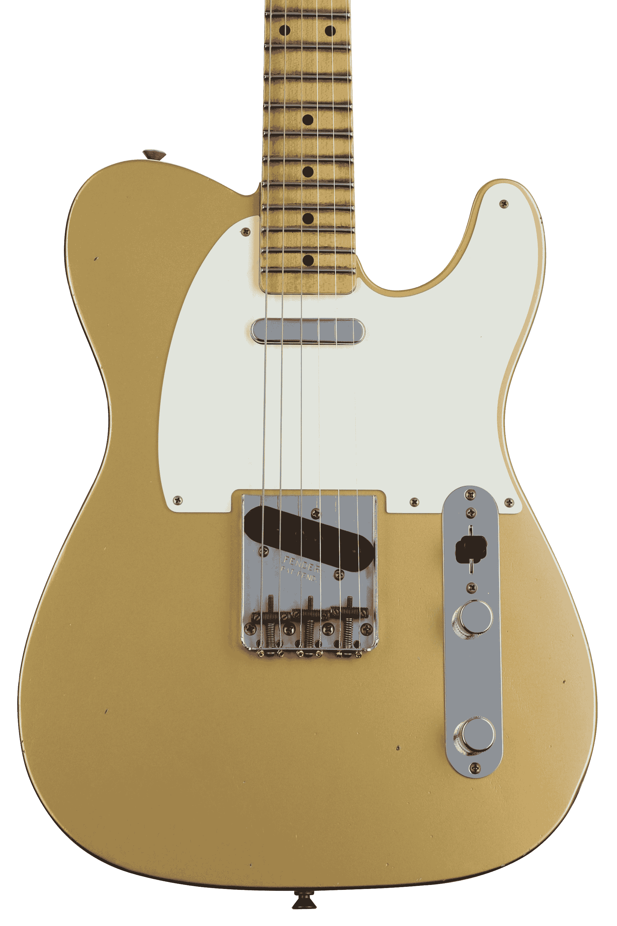Fender Custom Shop '58 Telecaster Journeyman Relic - Aged HLE Gold ...
