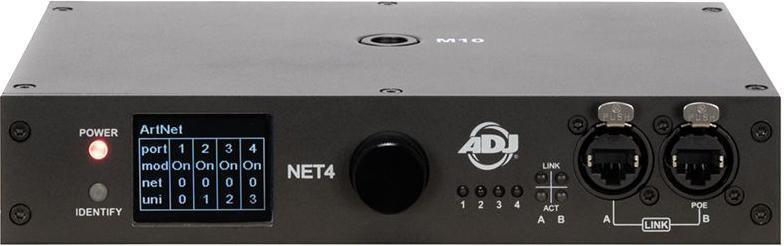 ADJ Net 4 4-port DMX Over Ethernet Node | Sweetwater