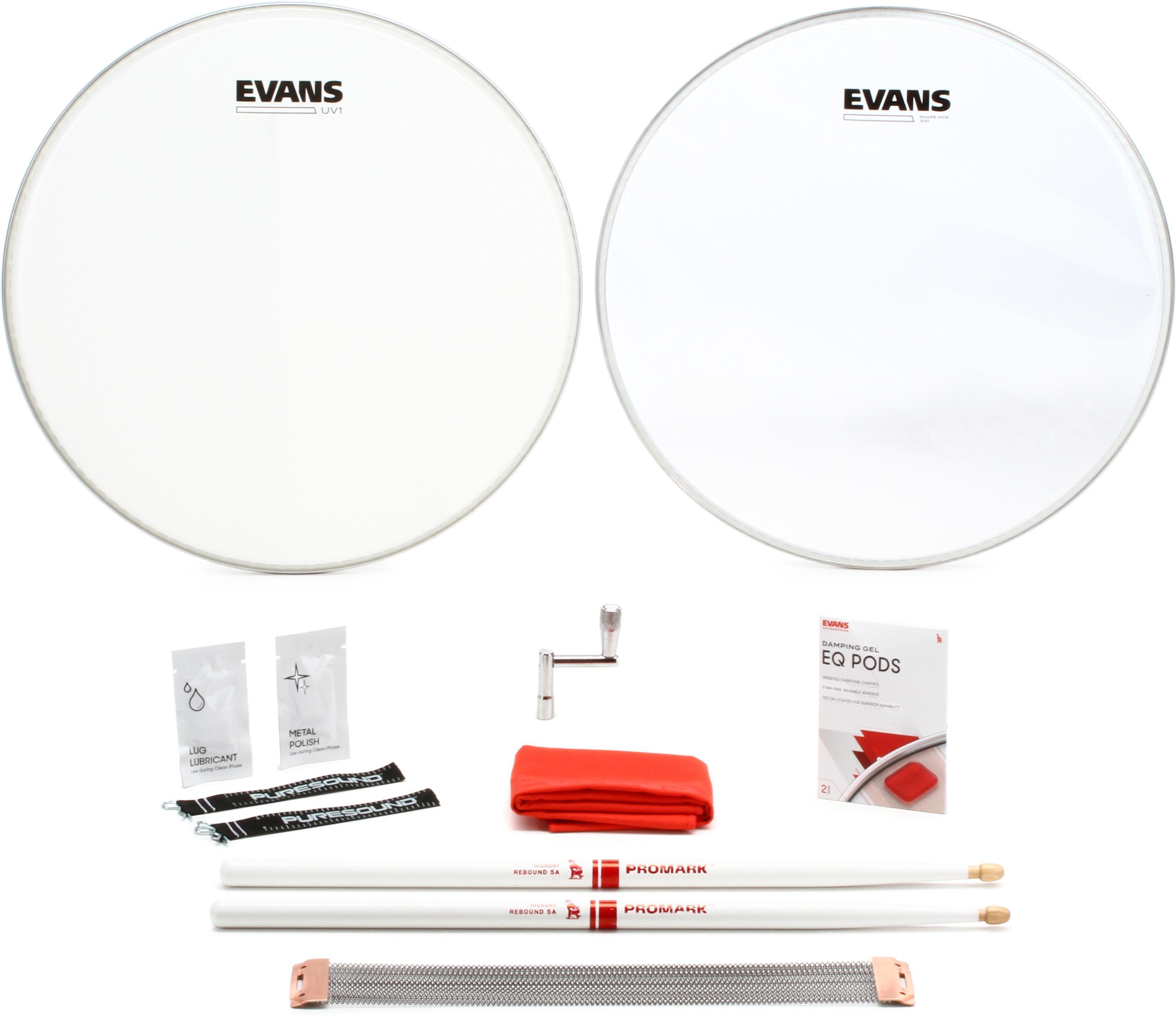 Evans UV1 Snare Tune-up Kit - 13-inch | Sweetwater