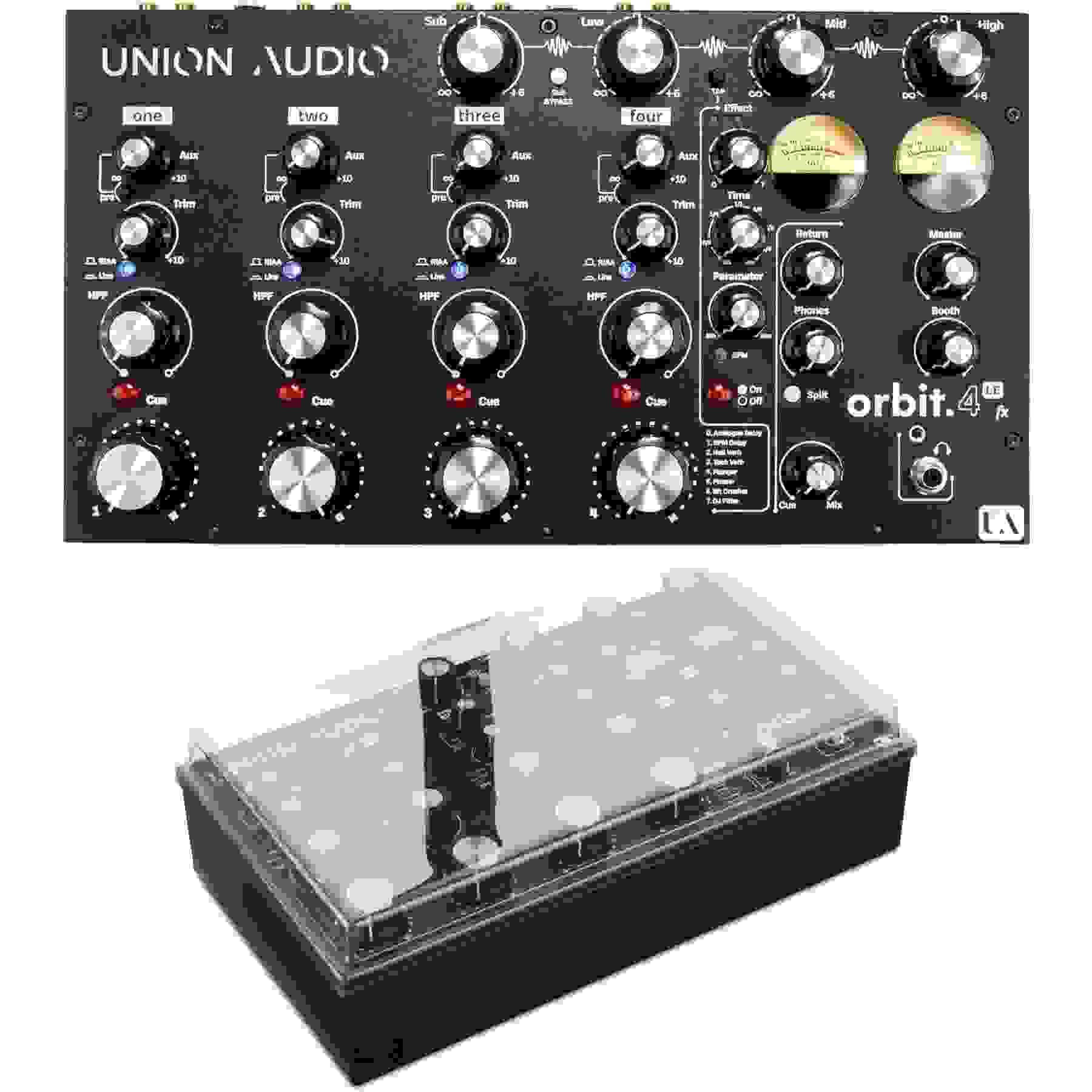 Union Audio orbit.4 LE FX 4-channel Analog Rotary Mixer with Decksaver ...