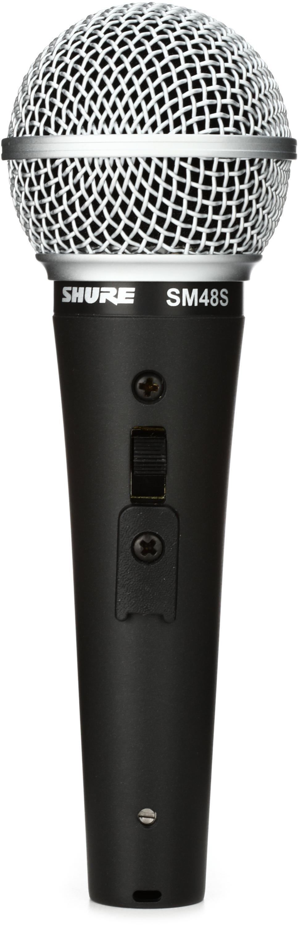 Shure SM48S-LC Cardioid Dynamic Handheld Vocal Microphone with Switch ...