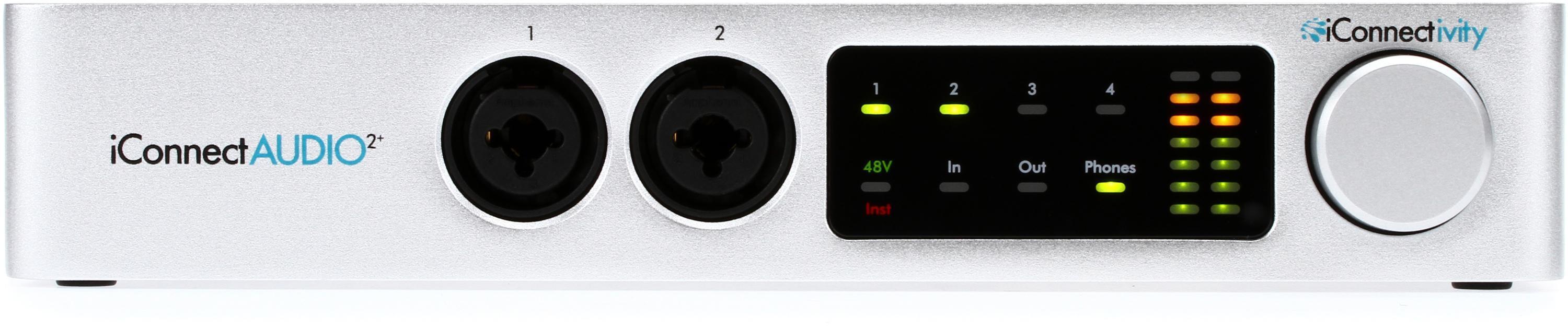 iConnectivity iConnectAUDIO2+ Audio / MIDI Interface | Sweetwater