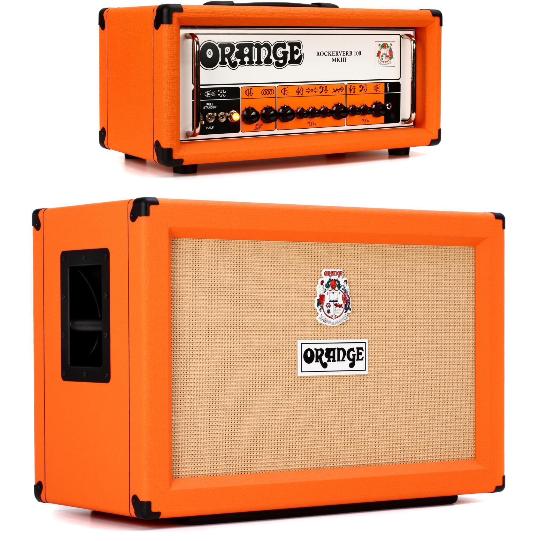 Orange Rockerverb 100 MKIII - 100-watt 2-channel Tube Head and 2x12 ...