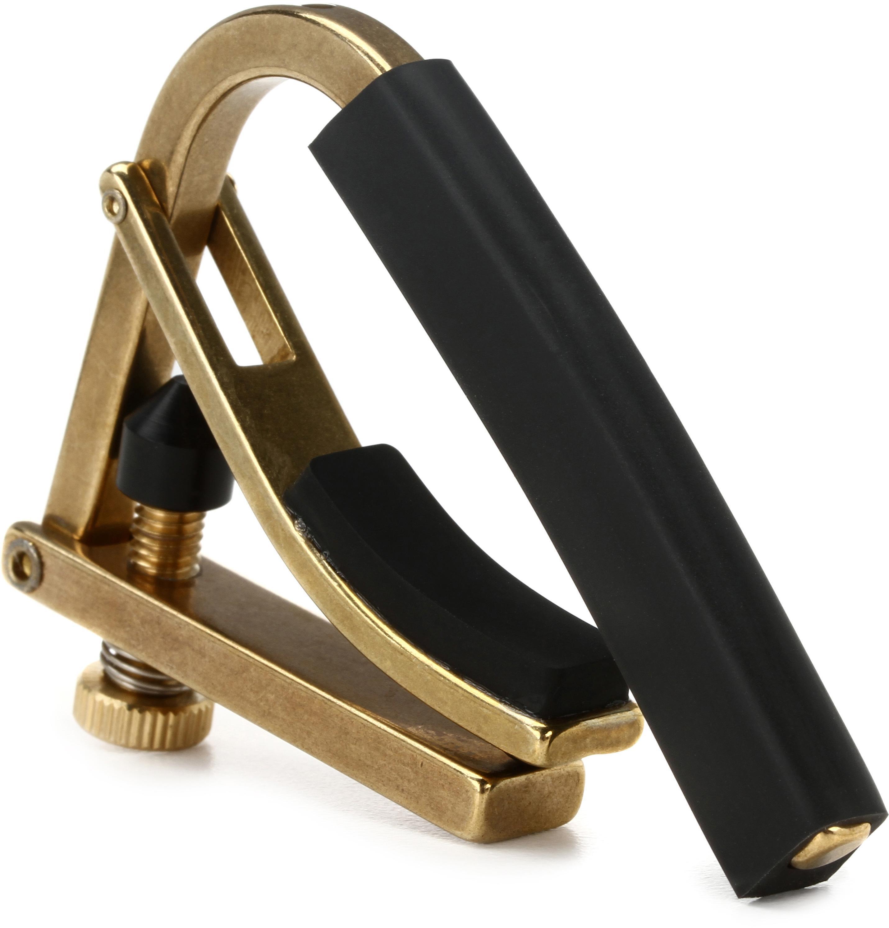 Shubb C3B Original Capo for 12-string Guitar - Brass | Sweetwater