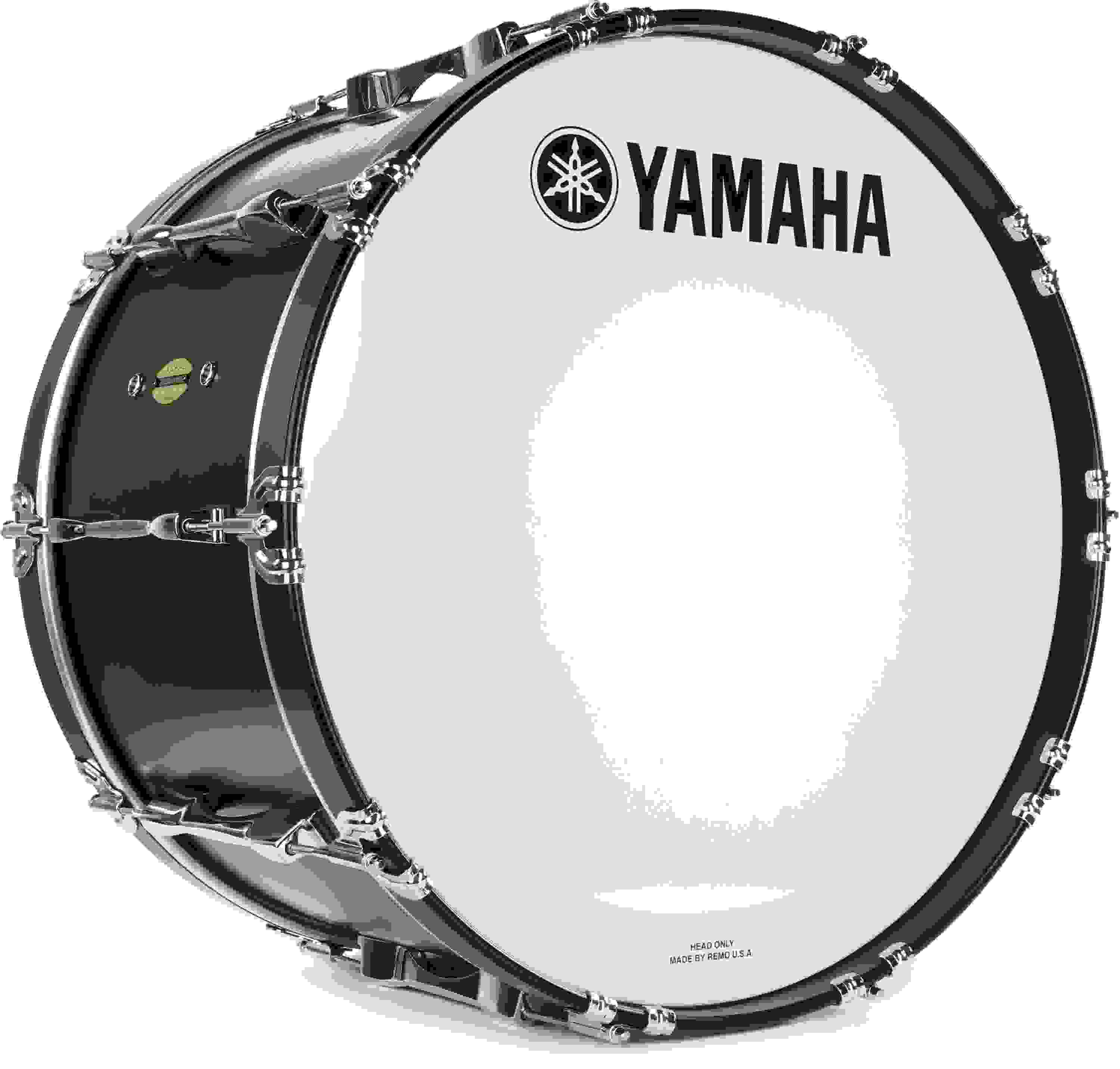 Yamaha 8300 Field Corps Series 24 Inch Marching Bass Drum Black