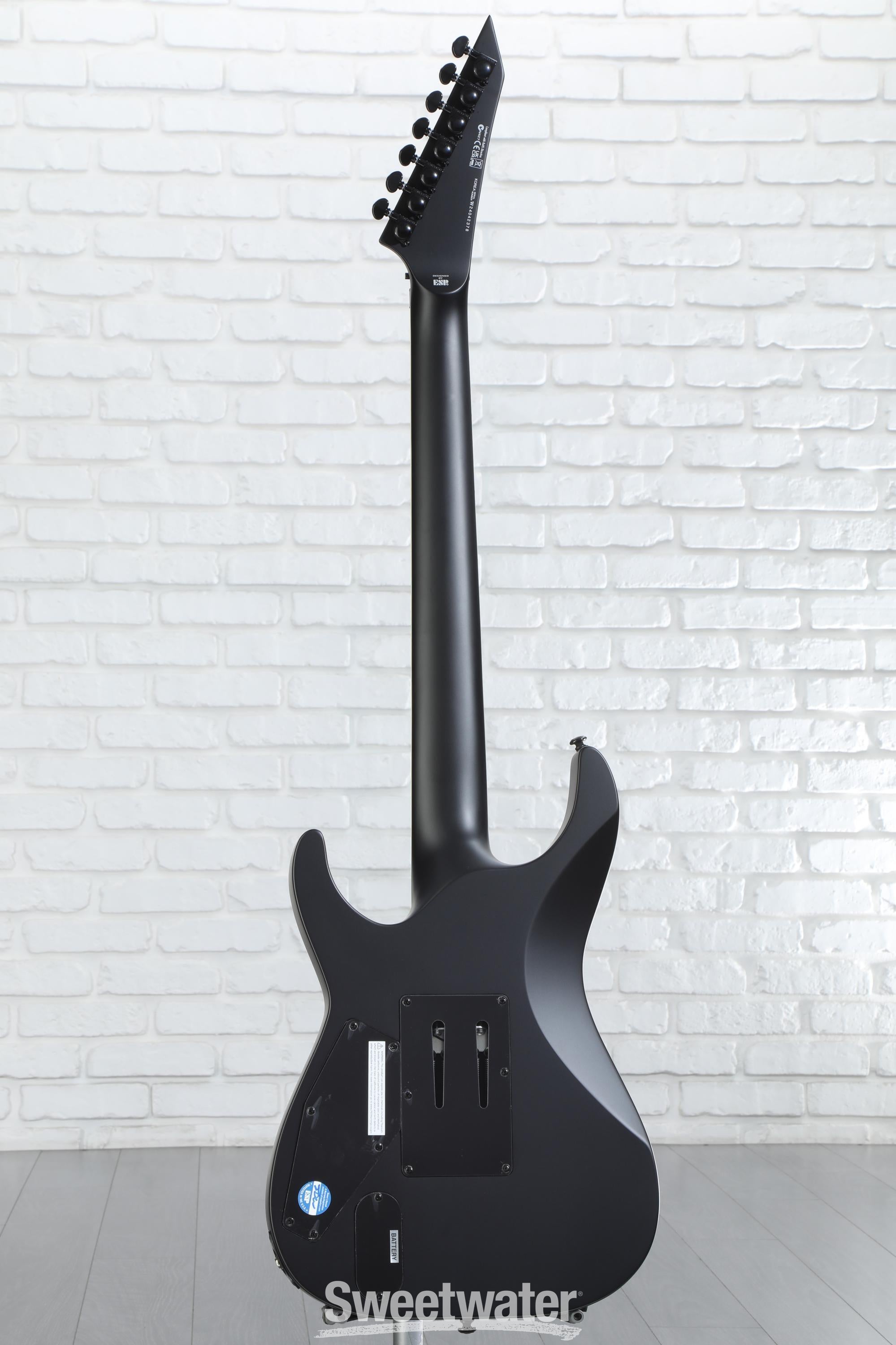 ESP LTD M-1007B 7-string Baritone Electric Guitar - Charcoal Burst ...
