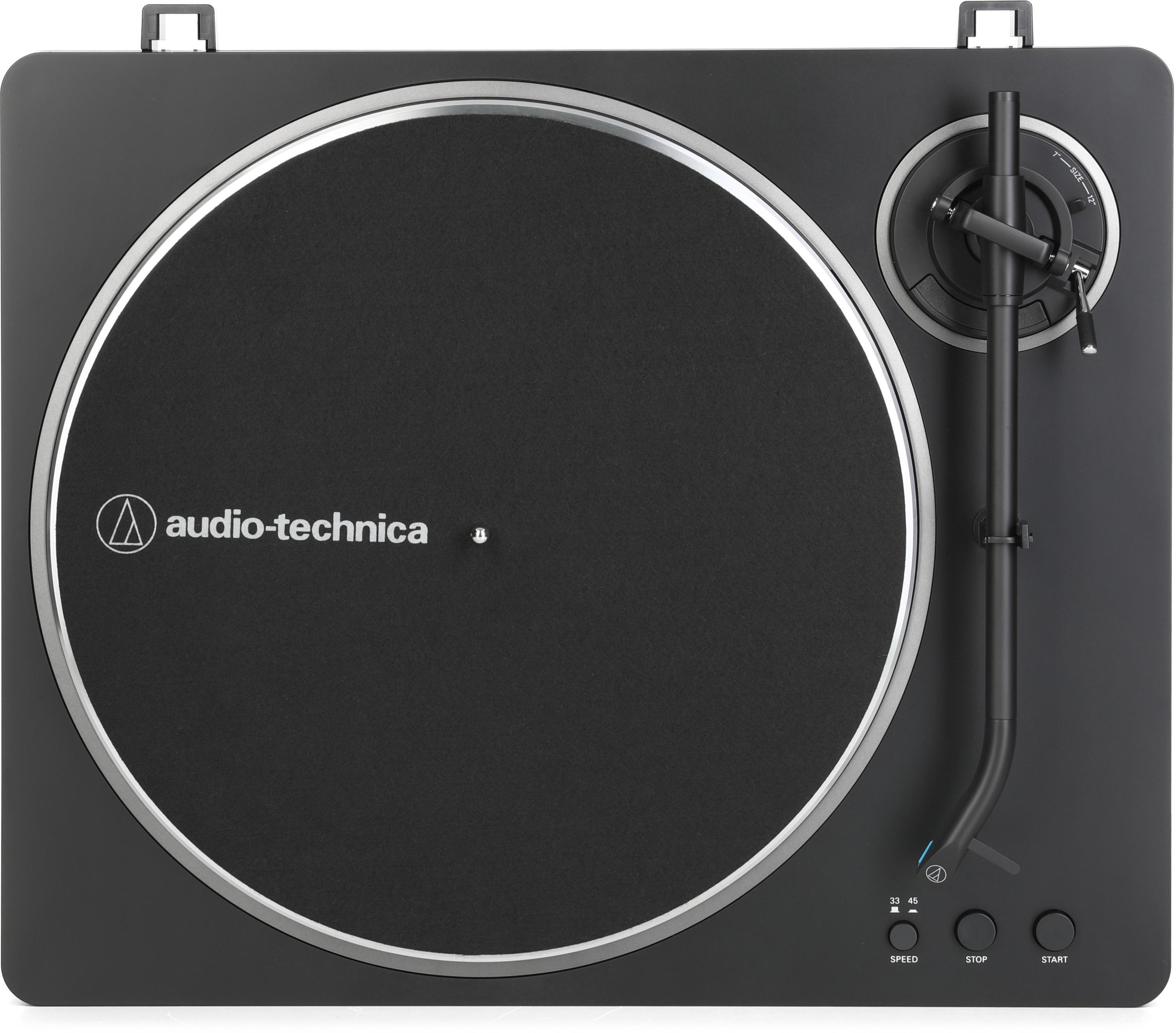Audio-Technica AT-LP70X Belt-drive Turntable - Black/Grey | Sweetwater