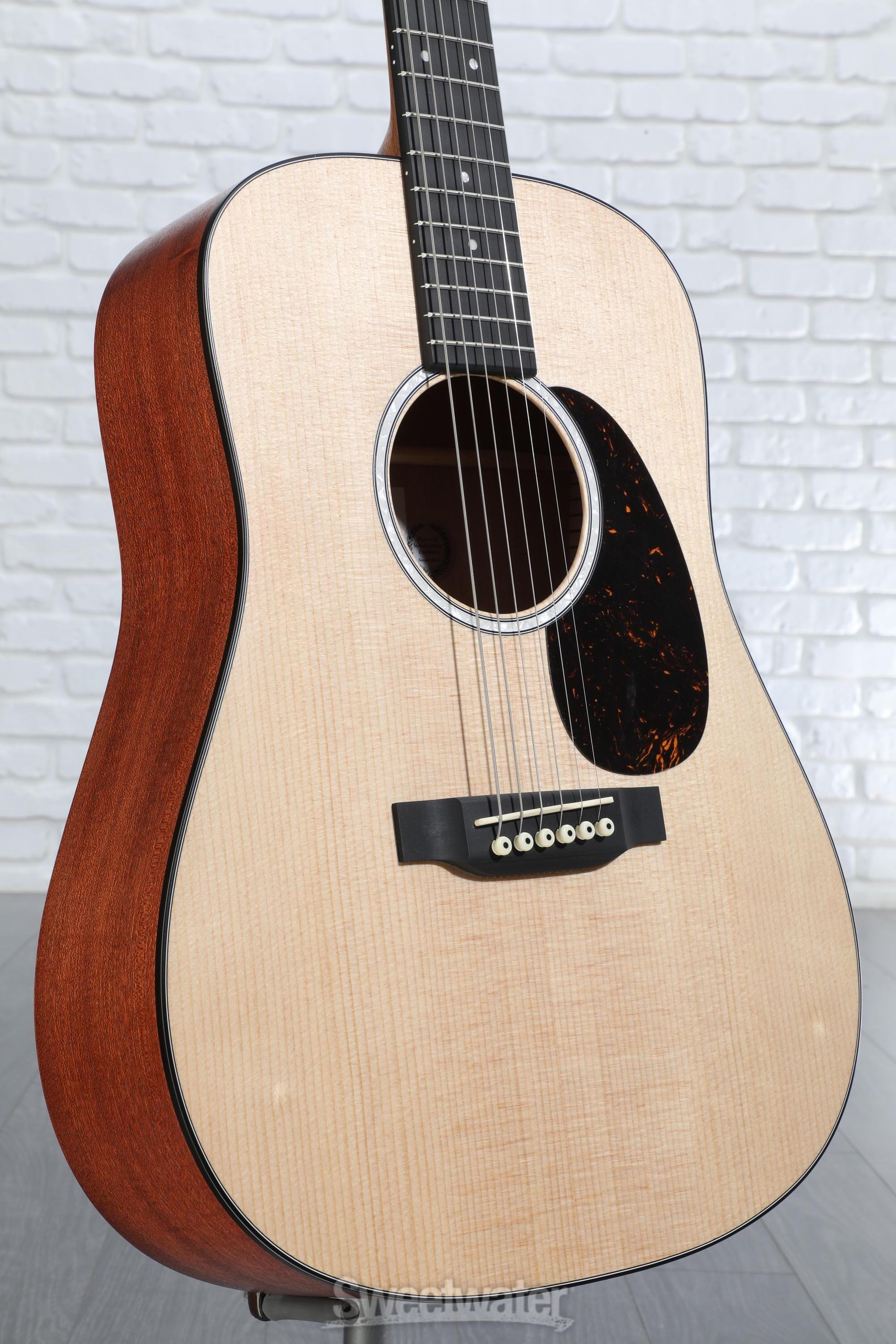 Martin D Jr-10 Acoustic Guitar - Natural Spruce | Sweetwater