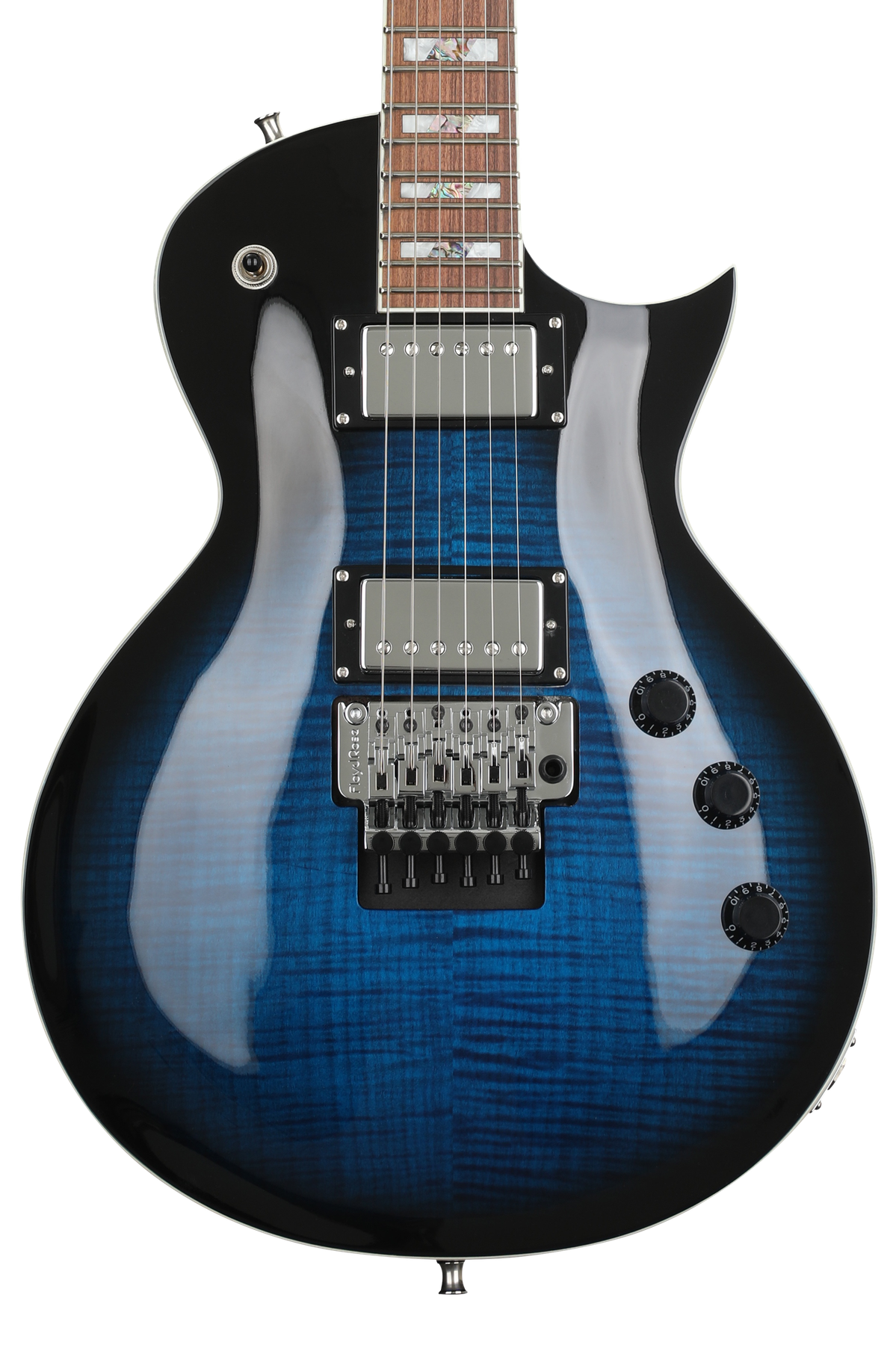 ESP LTD Alex Skolnick Signature AS-1FR - Black Aqua Sunburst | Sweetwater