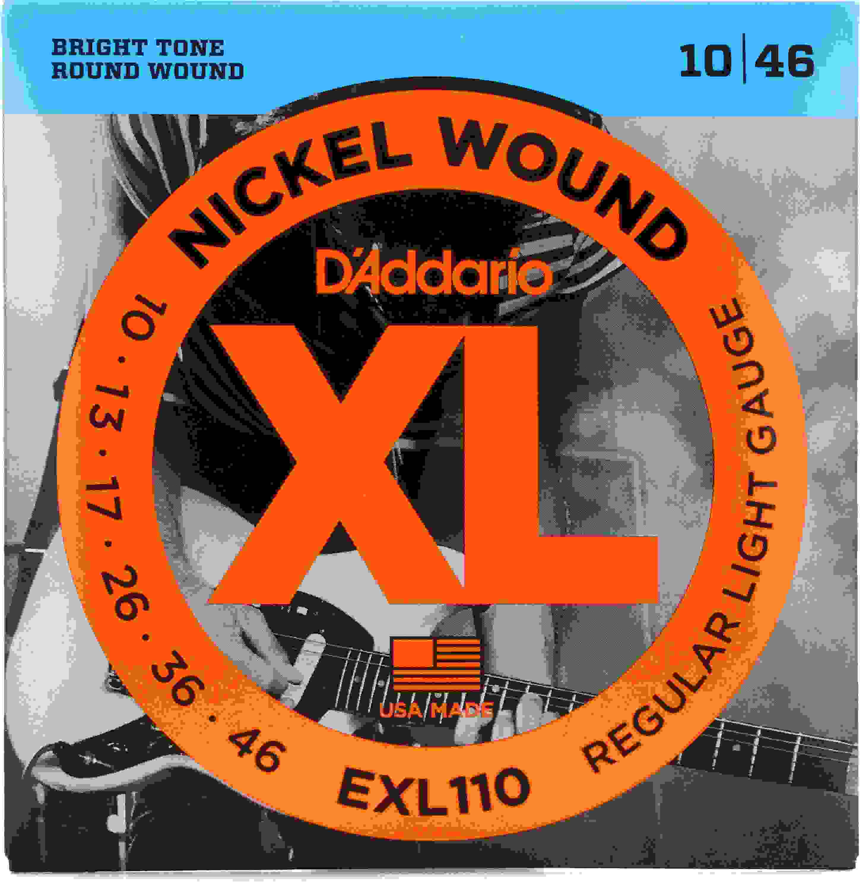 D'Addario EXL110 XL Electric Guitar Strings - .010-.046 Regular Light ...