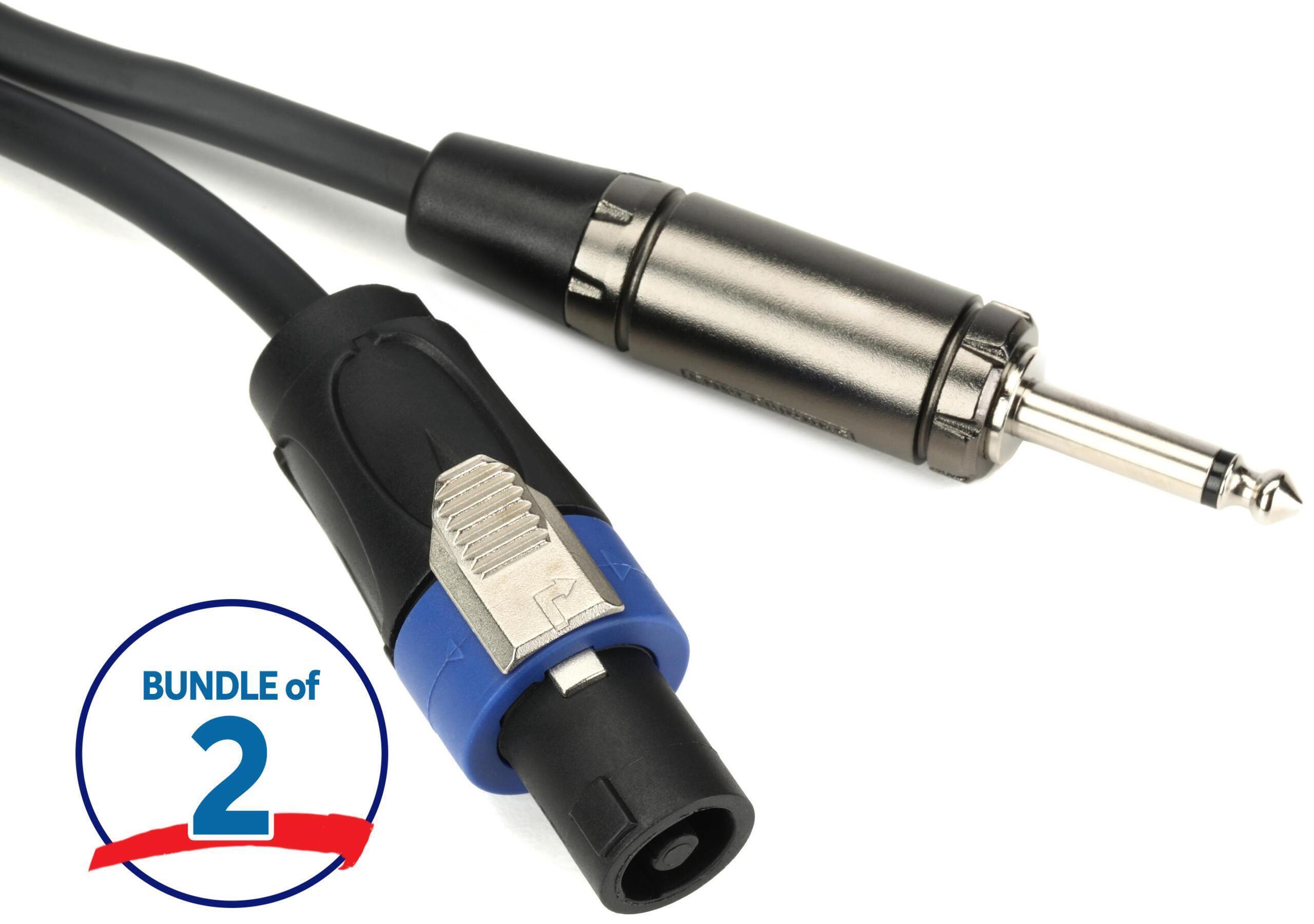 Gator Cableworks Composer Series Speaker Cable (2 Pack) - 15 foot ...