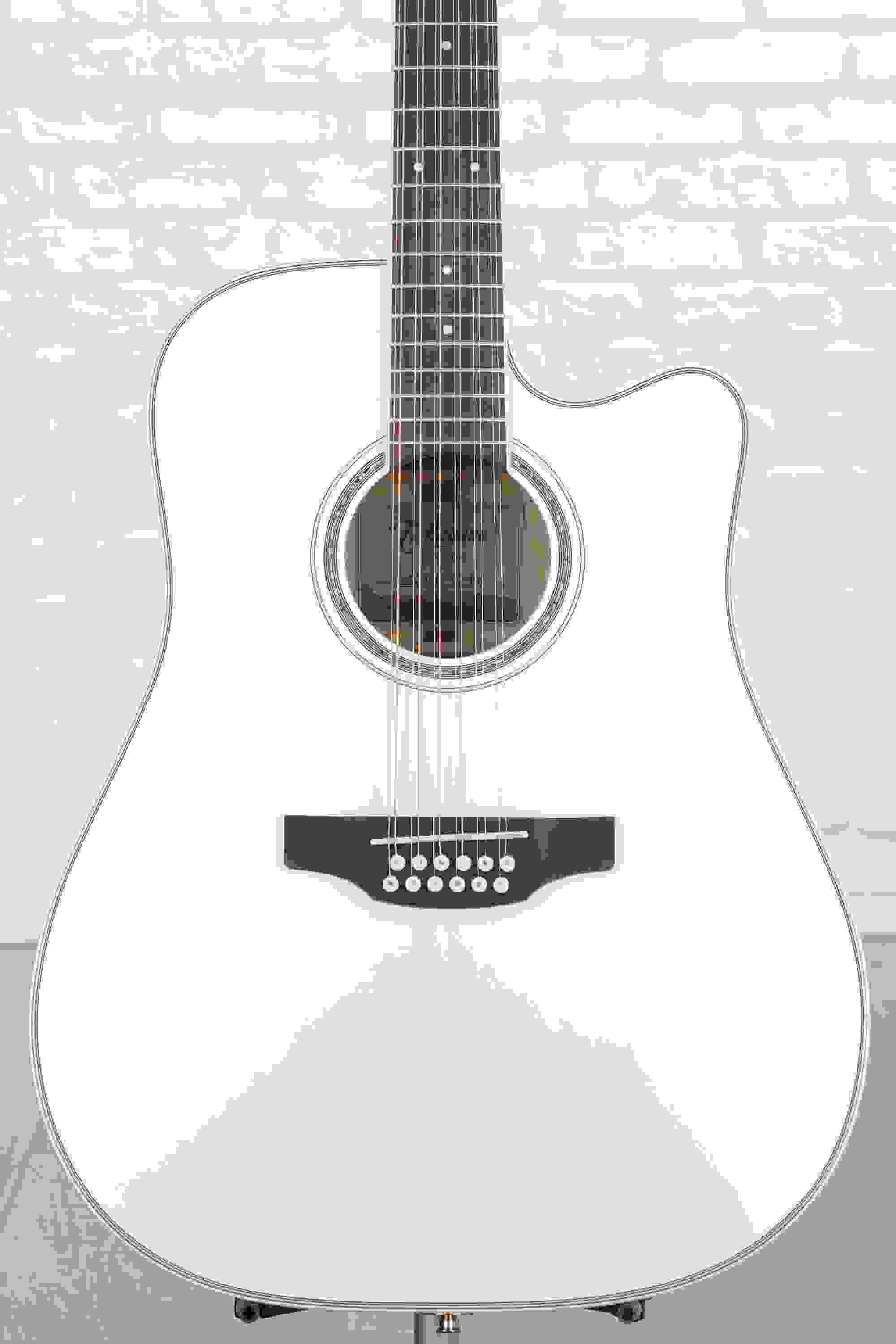 Takamine GD-37CE PW 12-string Acoustic-electric Guitar - Pearl White ...