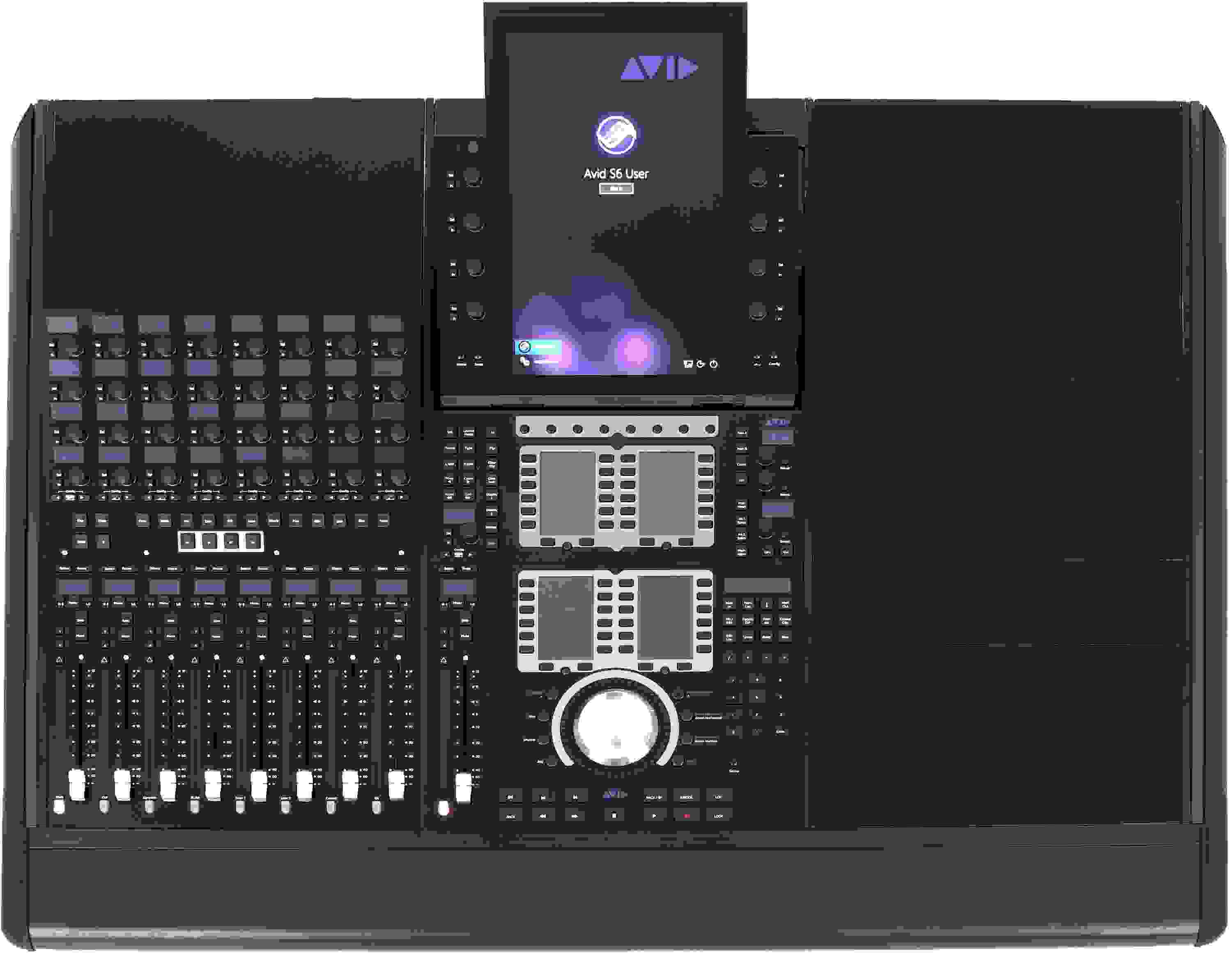 Avid S4 8-fader Semi-modular EUCON Control Surface | Sweetwater
