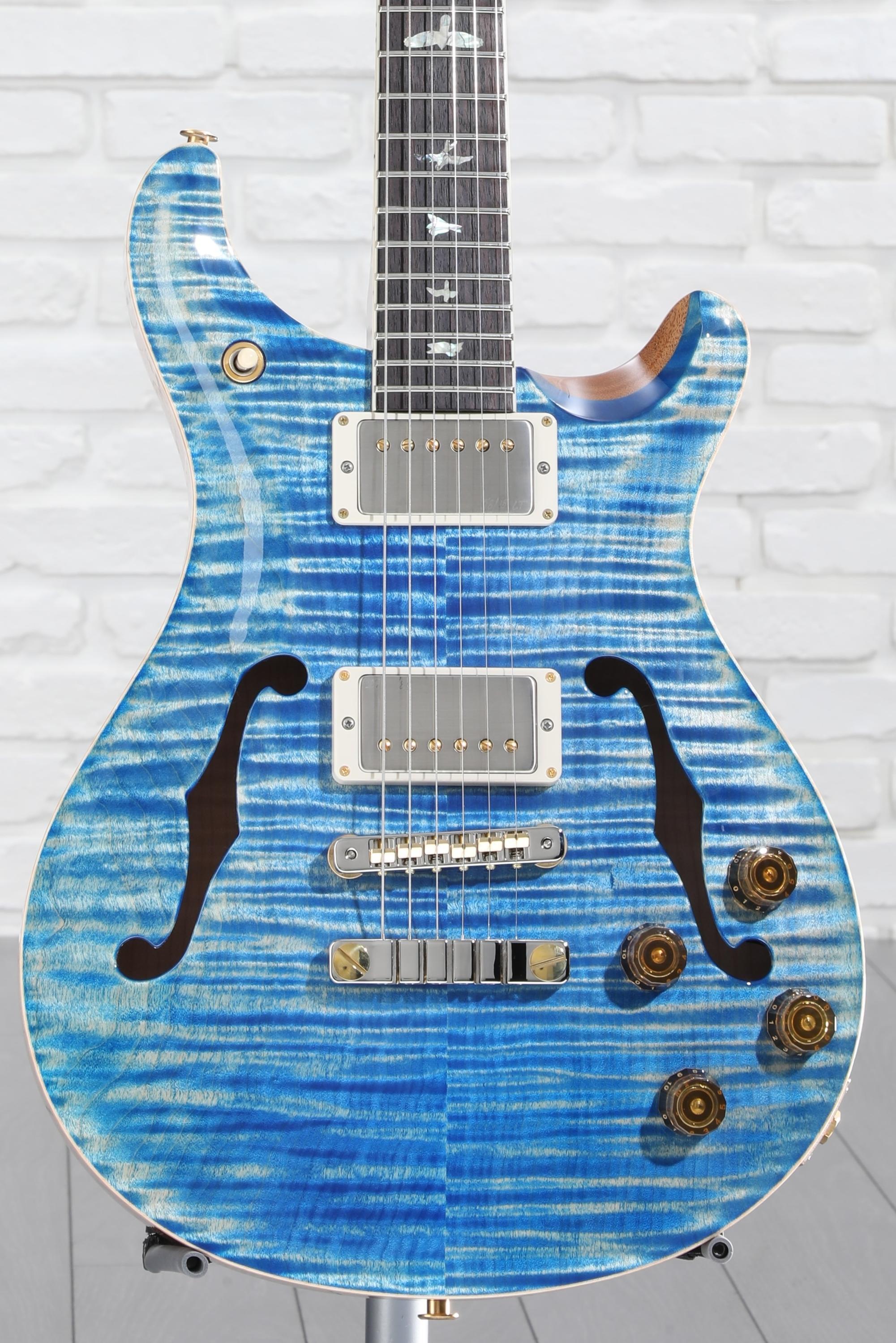 PRS McCarty 594 Hollowbody II Electric Guitar - Faded Blue Jean, 10-Top ...