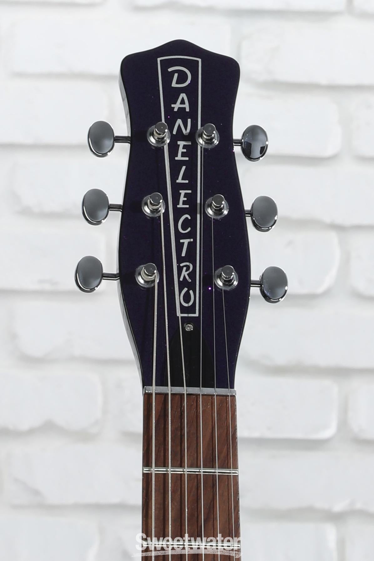 Danelectro Blackout 59 Electric Guitar - Purple Metal Flake | Sweetwater