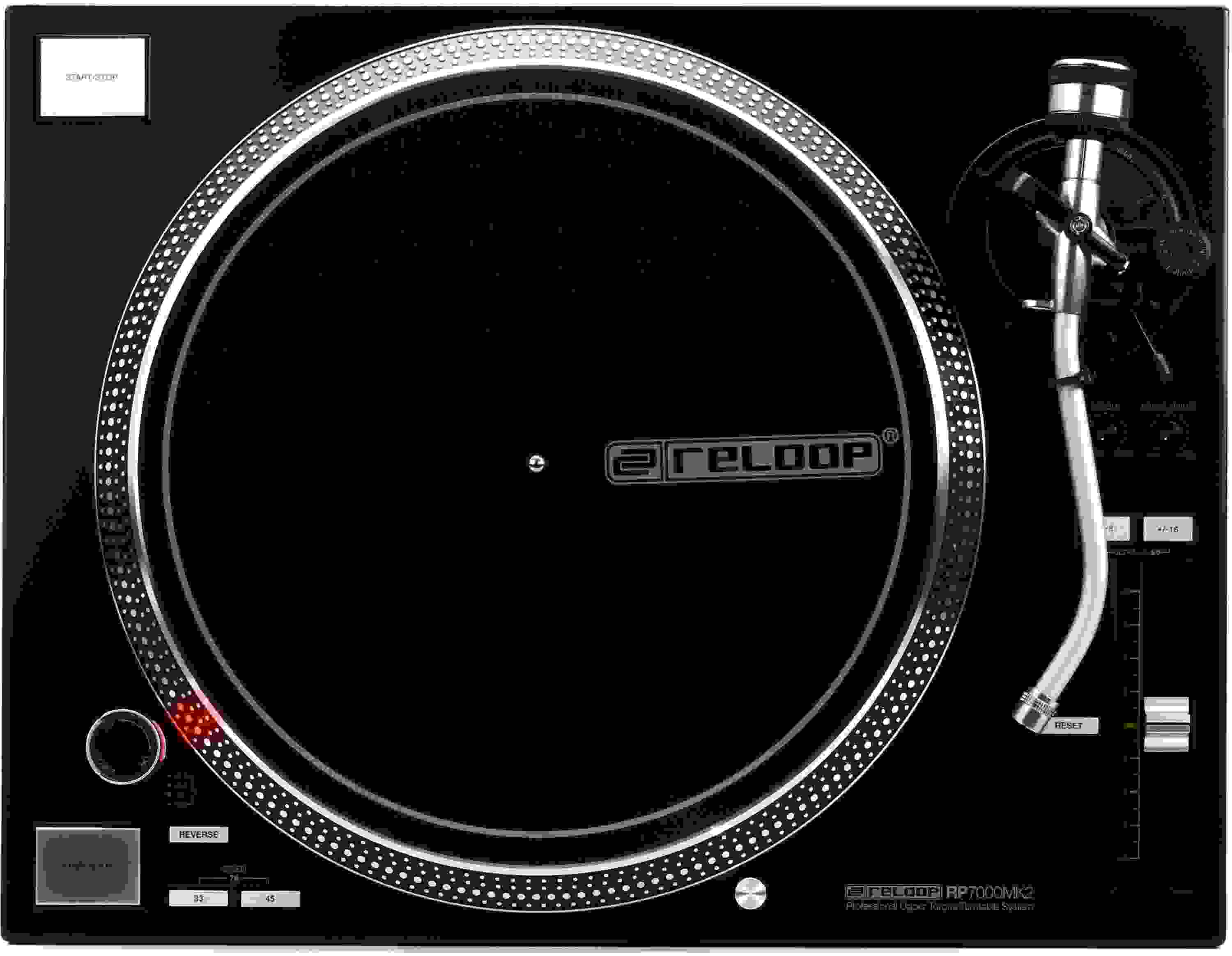Reloop RP-7000 MK2 Direct Drive Turntable - Black | Sweetwater