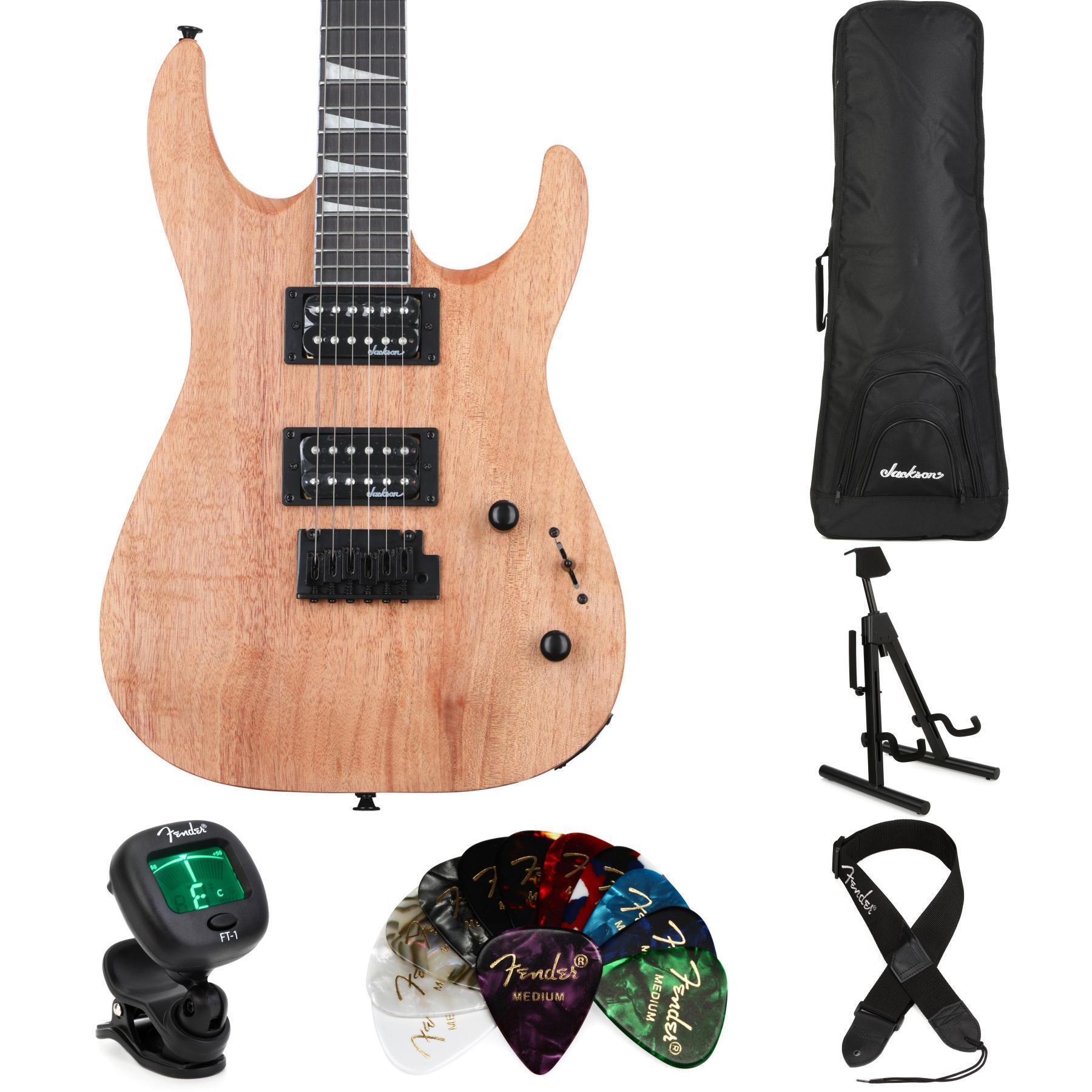 Jackson Dinky Arch Top JS22 DKA Essentials Bundle - Natural Oil ...