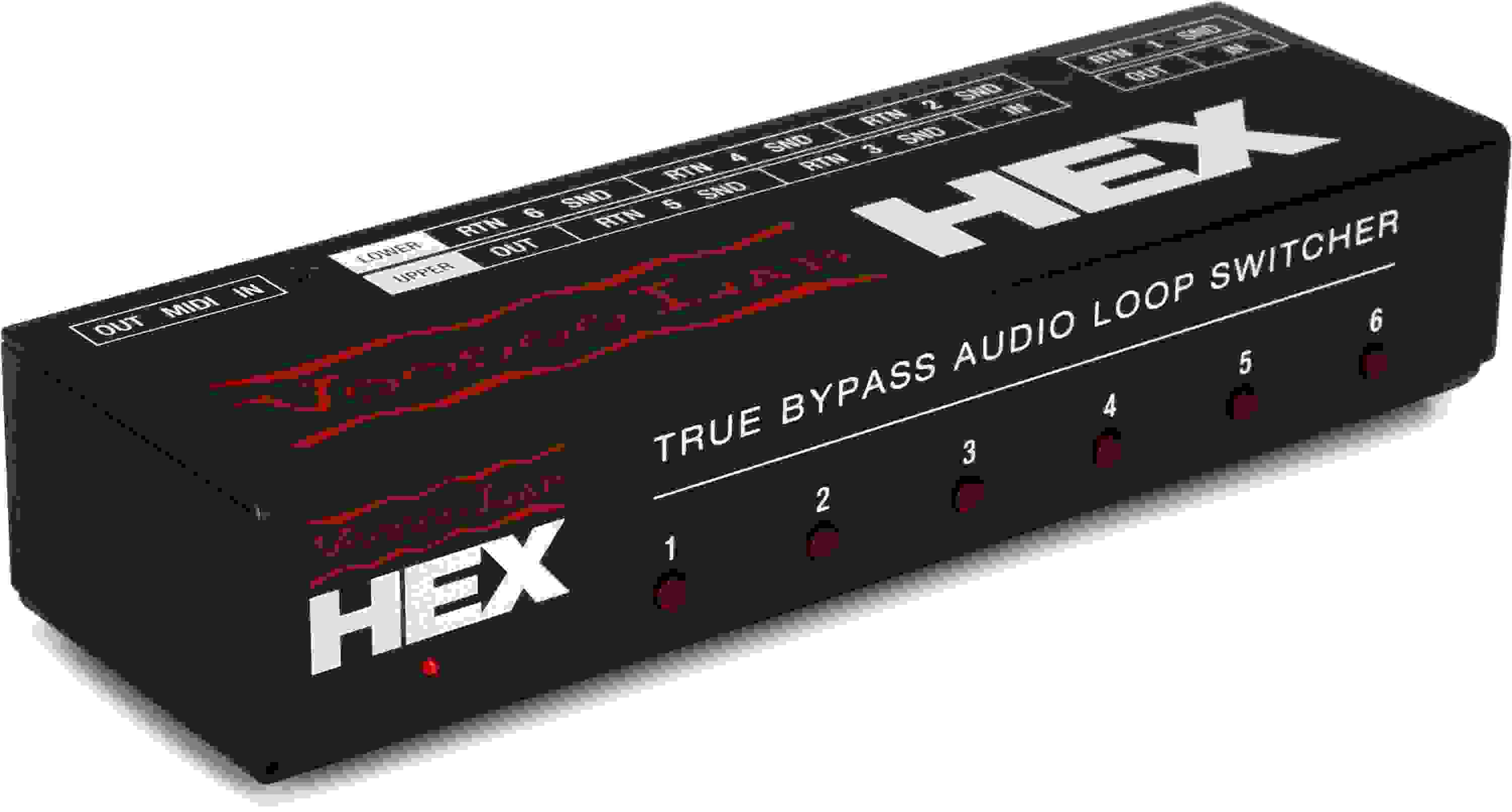 Voodoo Lab HEX True Bypass 6-Loop Audio Switcher | Sweetwater