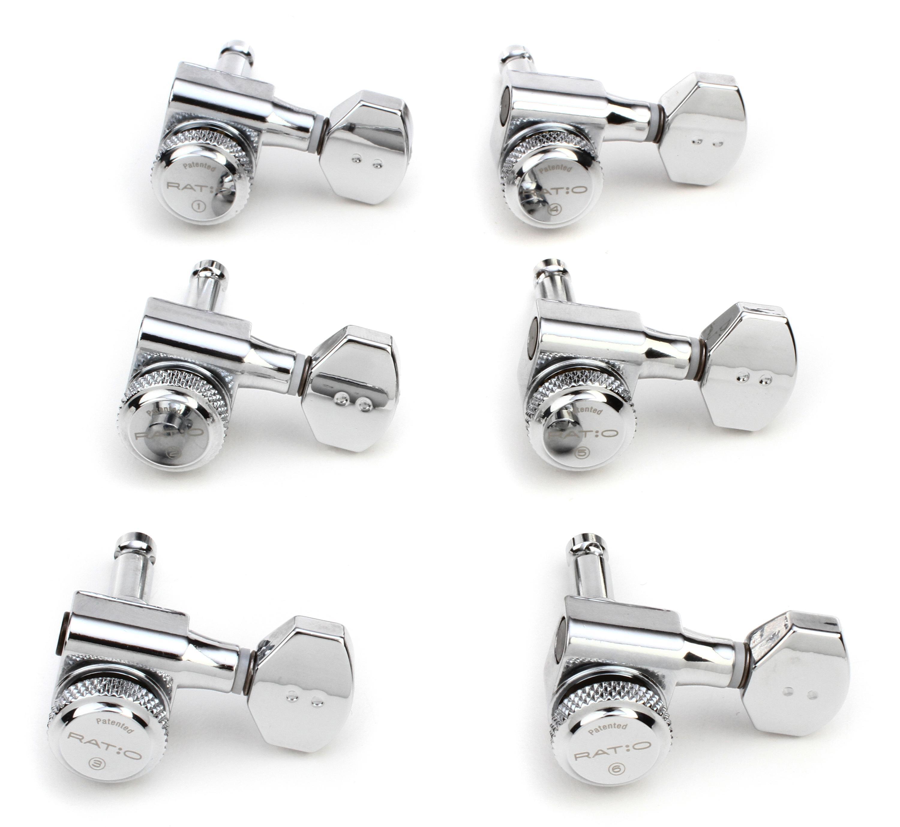 Graph Tech PRL-8721-C0 Ratio Electric 6-In-Line Locking Tuned Machine ...