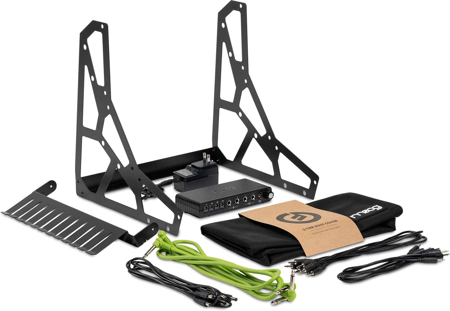 Moog Sound Studio Accessory Kit 3-tier Powered Rack System - Mother ...