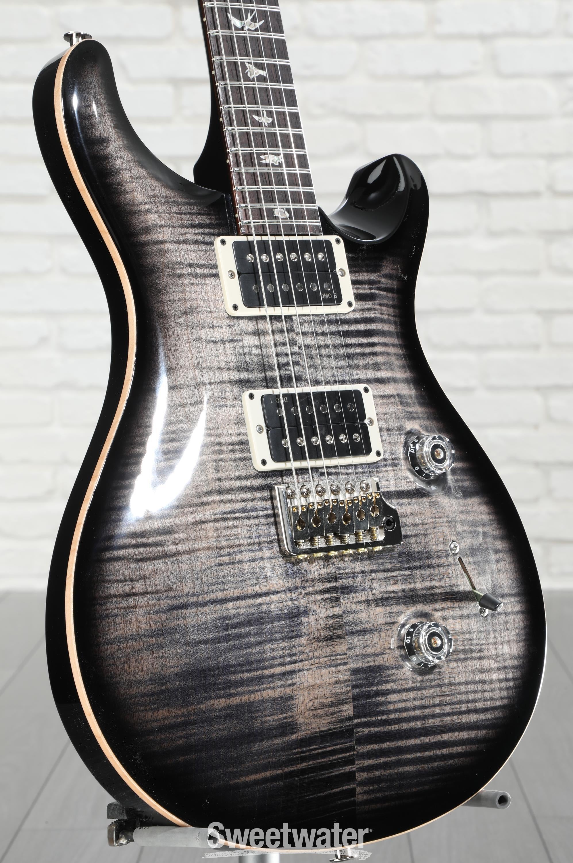 PRS Custom 24 Electric Guitar - Charcoal Burst | Sweetwater