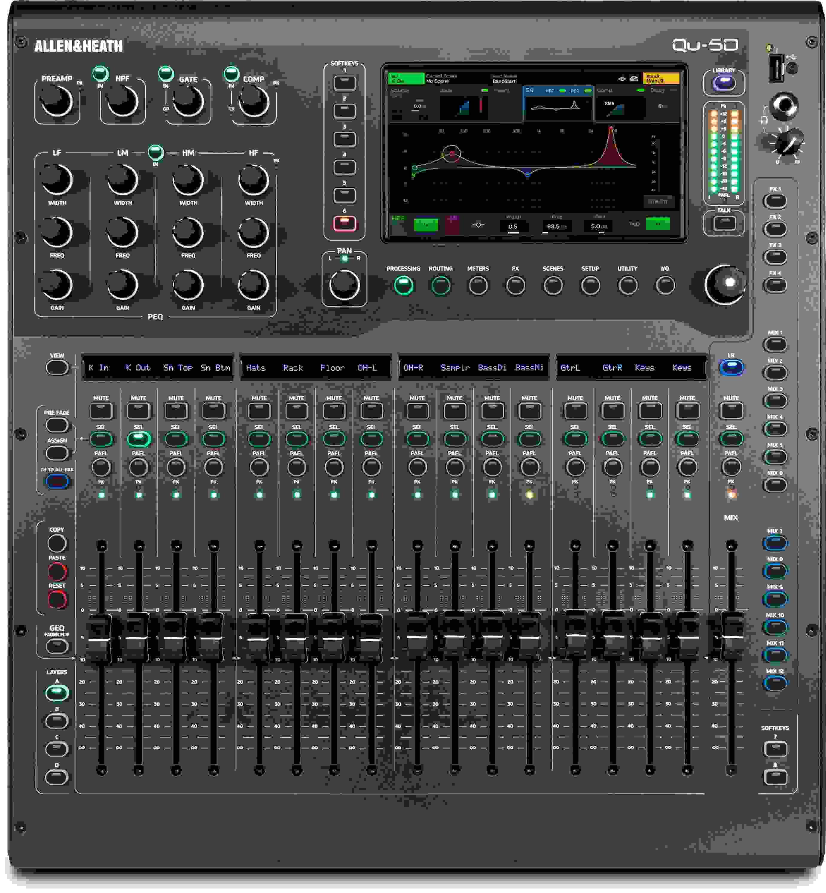 Allen & Heath Qu-5D 38-channel Digital Mixer with Dante | Sweetwater