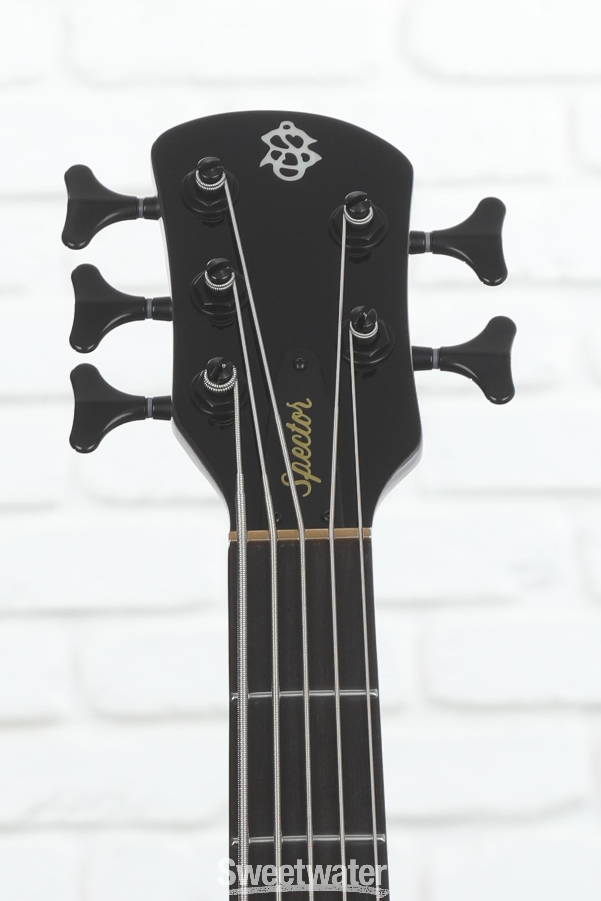 Spector NS Ethos High Performance 5 Bass Guitar - Gunmetal Gloss ...