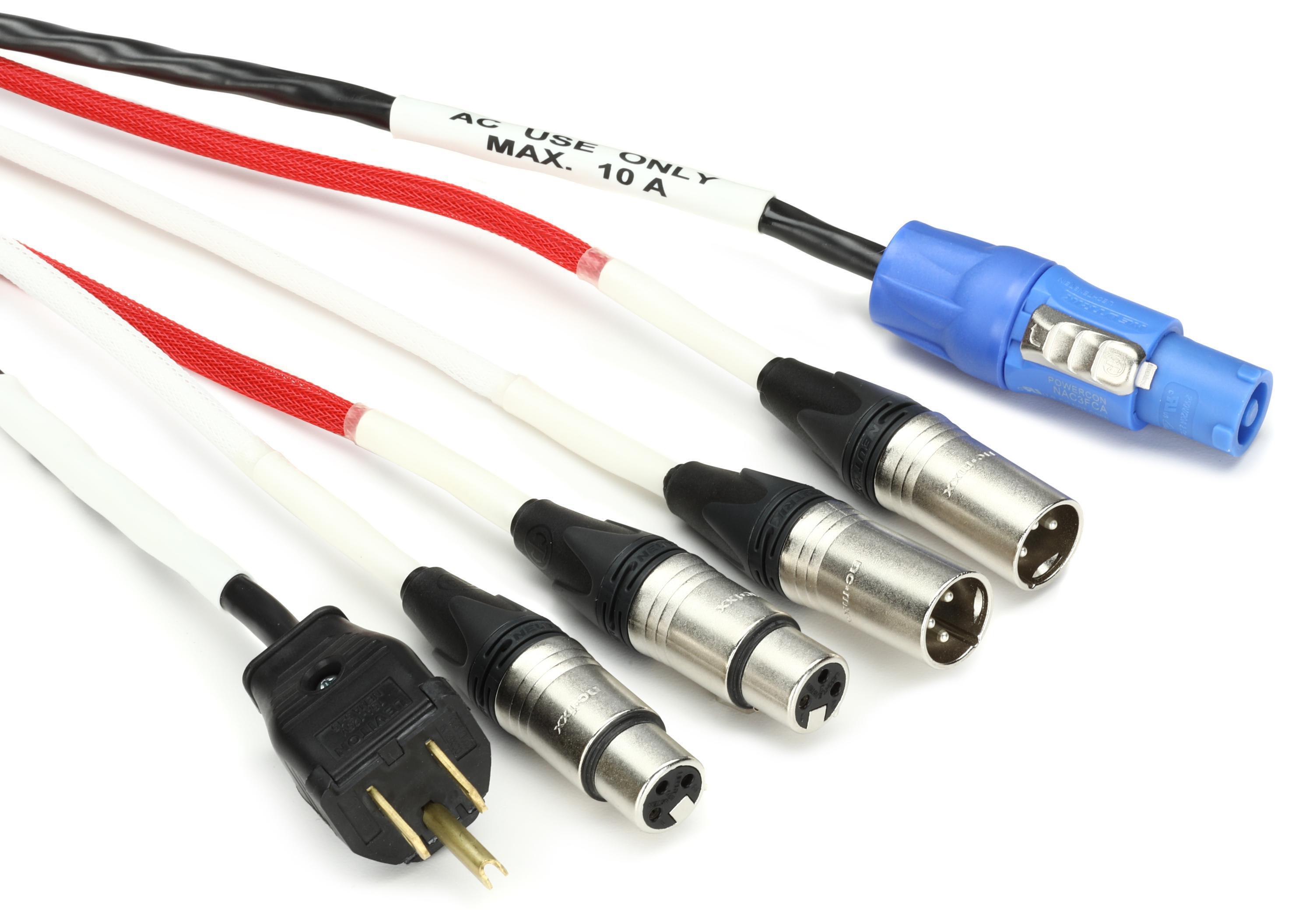 Pro Co Siamese Twin EC1 Dual XLR Audio + Edison to IEC Power Cable - 75 ...