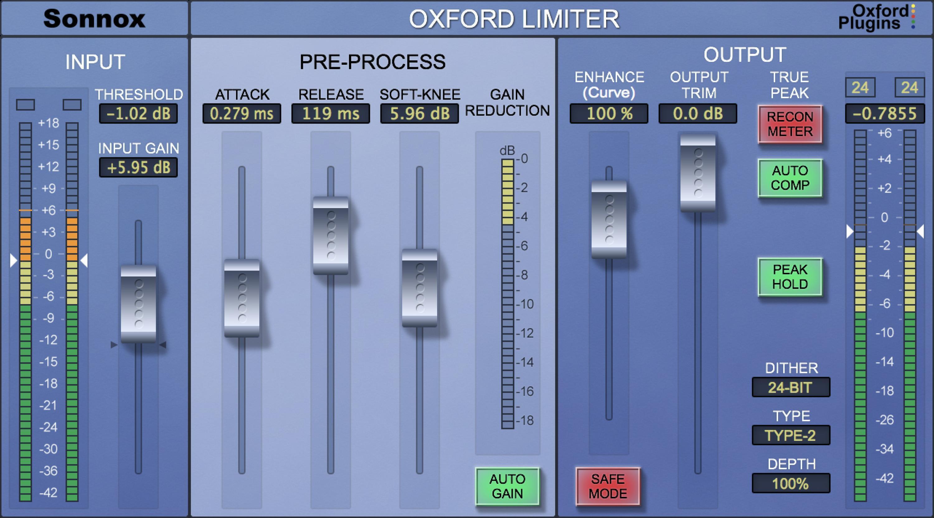 Sonnox Oxford Limiter HDX Plug-in | Sweetwater